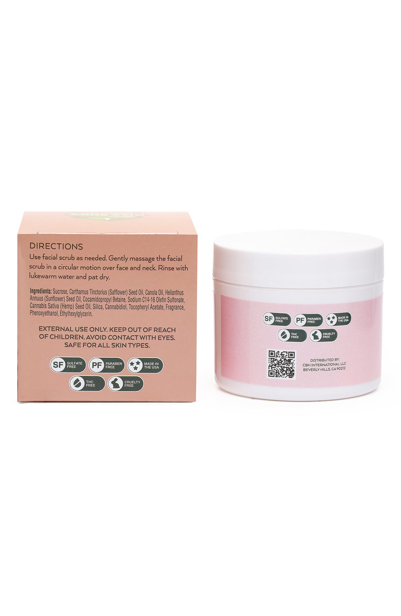 UNCLE BUDS Miss Bud’s 50mg CBD Facial Scrub with Sugar Crystals ...
