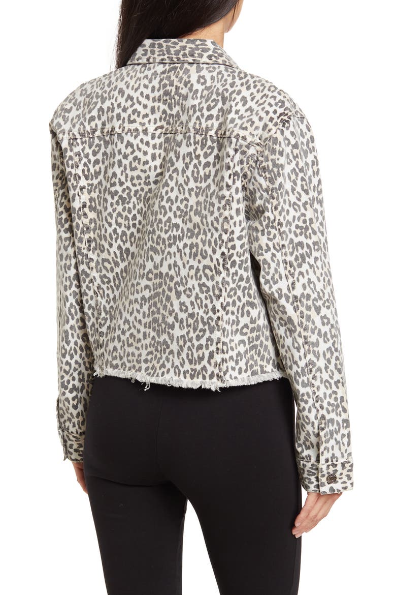 Panthera Animal Print Denim Jacket (Women) | Nordstromrack