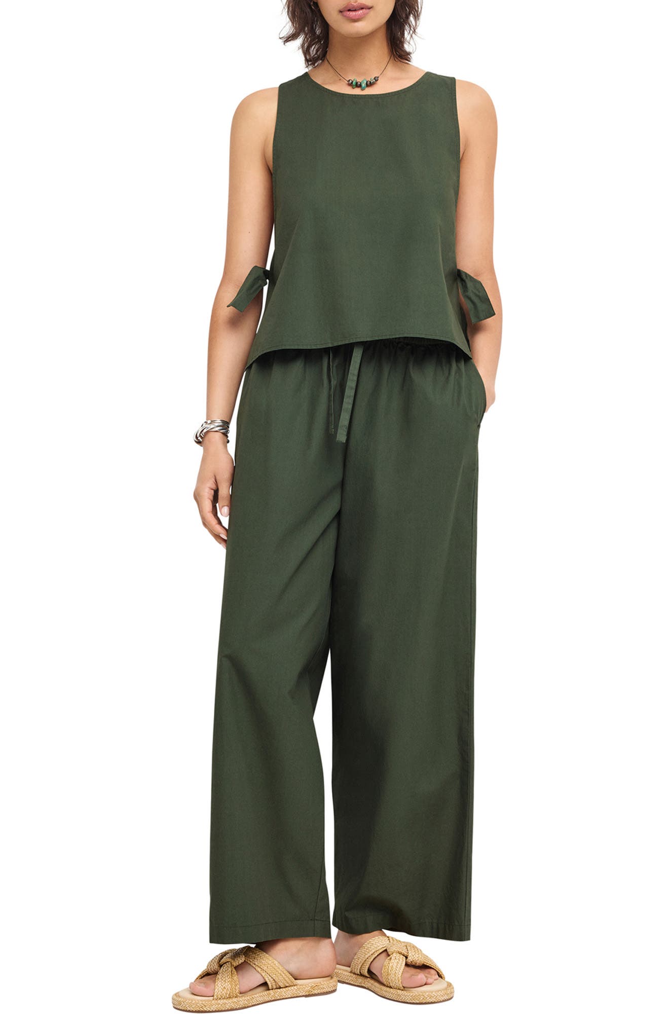 Vitamin A® Parker Organic Cotton Cuff Cover-Up Pants | Nordstrom