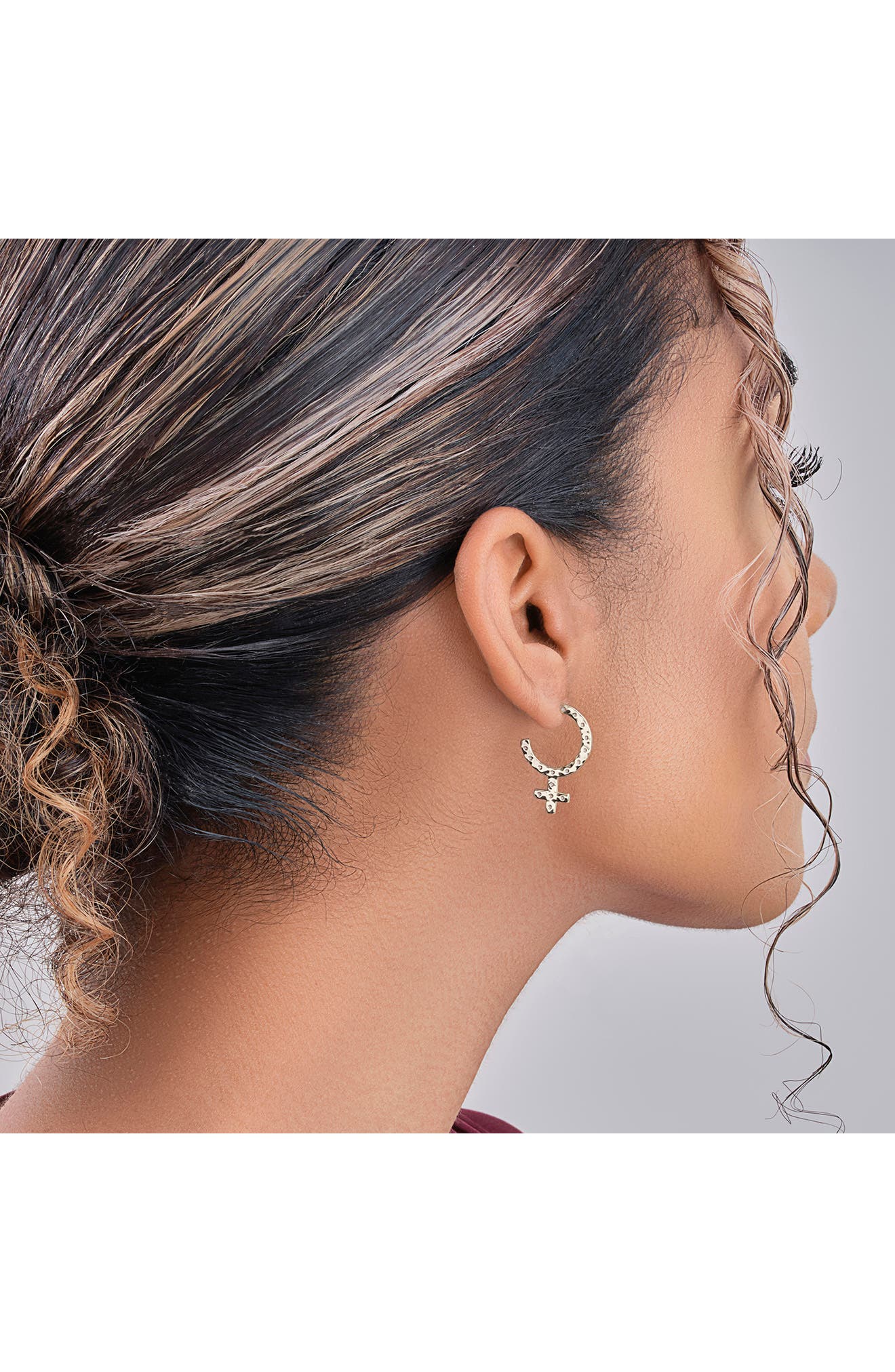 Sterling Forever CZ Symbol Drop Earrings | Nordstromrack
