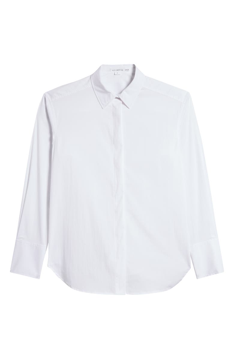 Good American Poplin Button-Up Shirt | Nordstromrack