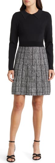 Ted Baker London Leanno Long Sleeve A-Line Dress | Nordstrom
