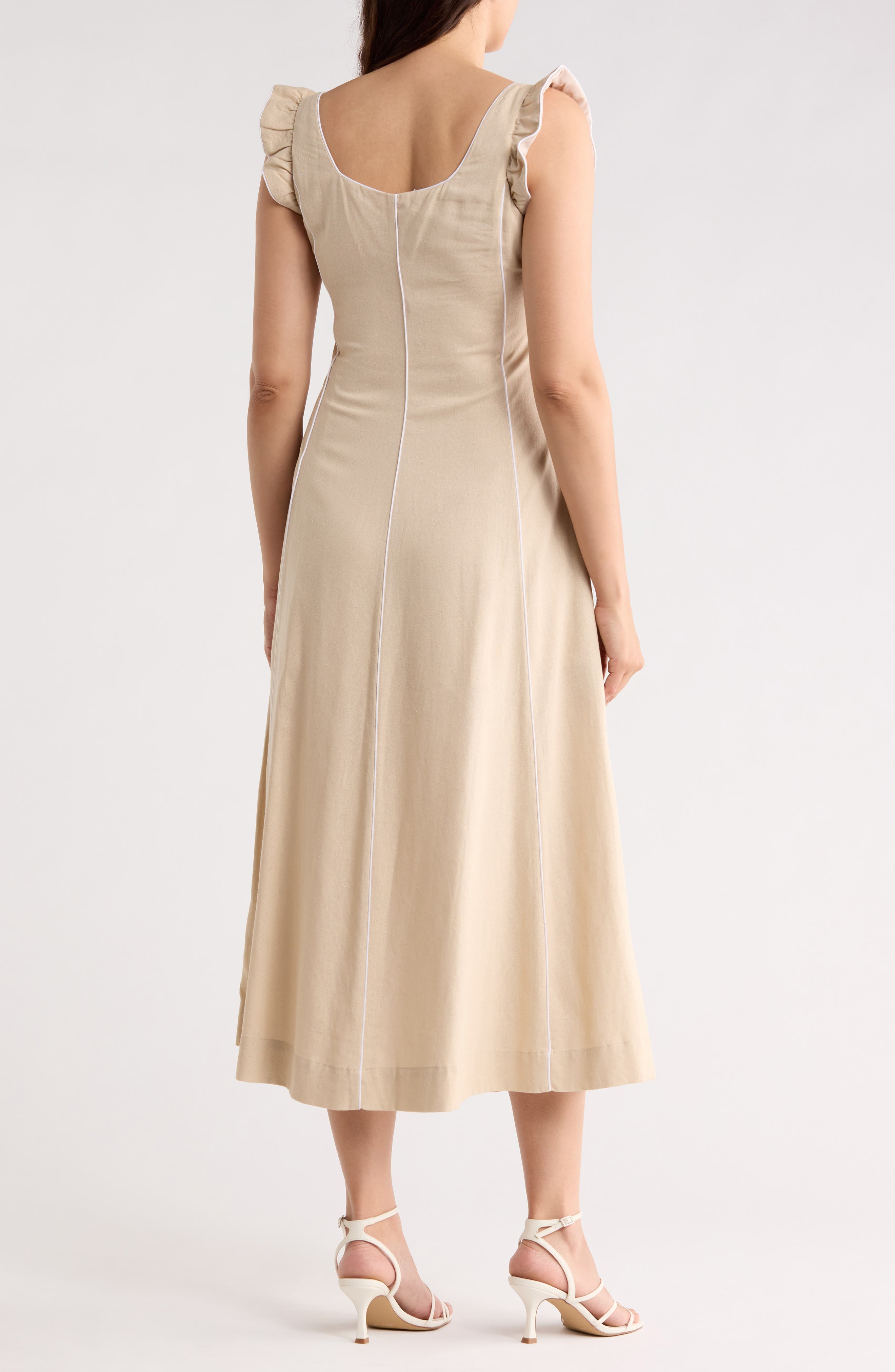 Piped Midi Dress (Women) | Nordstromrack