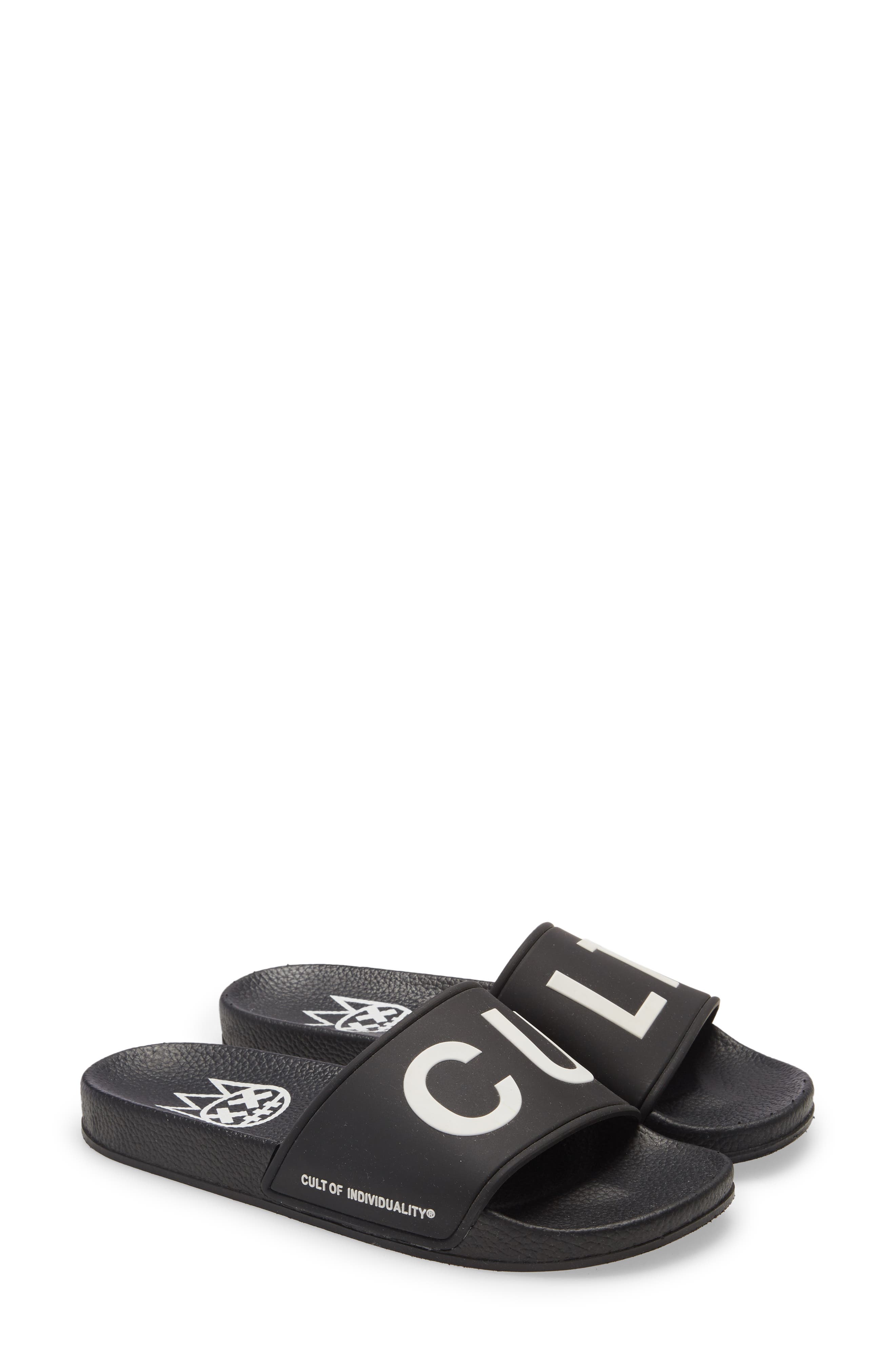 Cult of Individuality Men's Slides with Socks (Men) | Nordstrom
