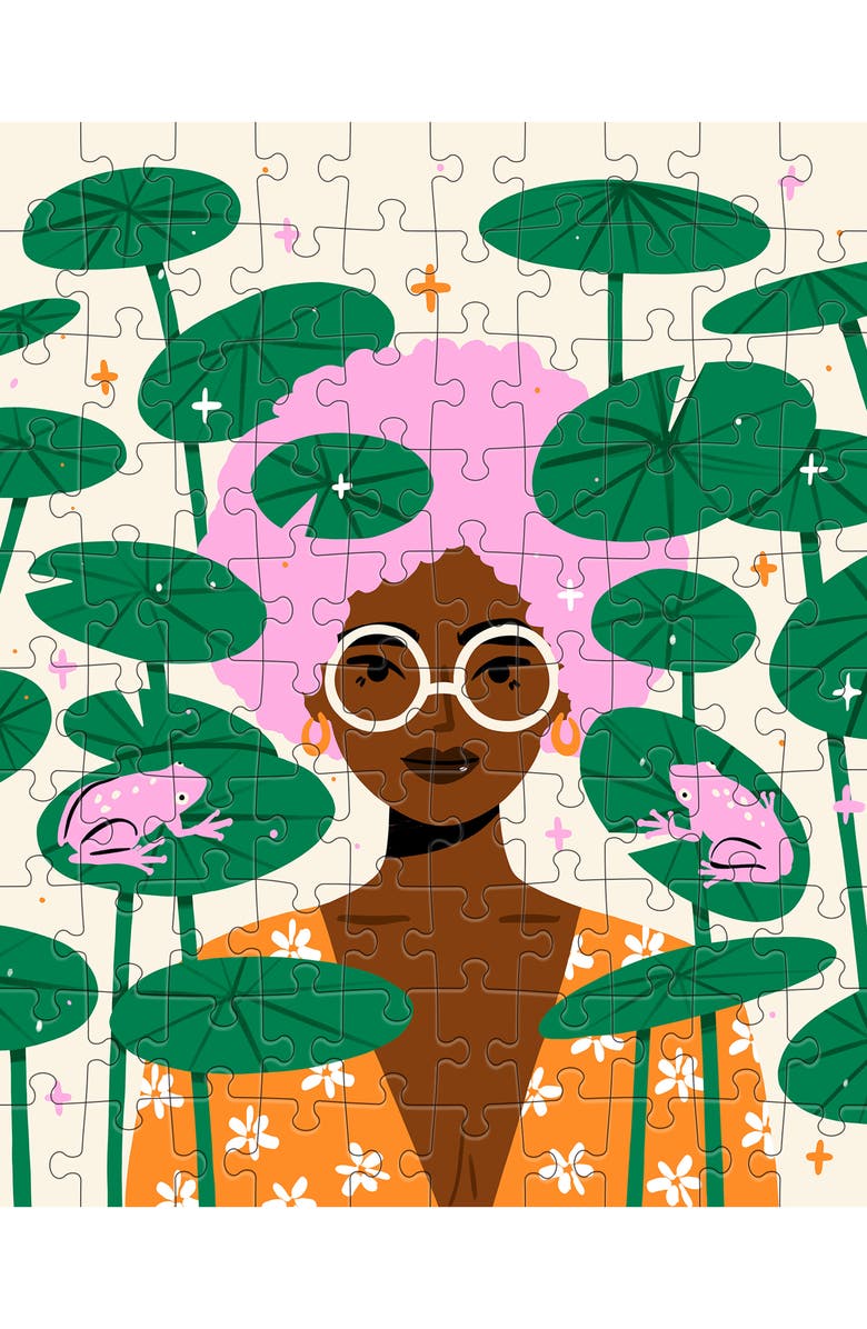 JIGGY Junior Among the Lily Pads 100-Piece Jigsaw Puzzle | Nordstrom