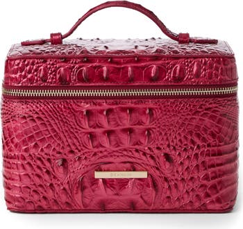 Brahmin Charmaine Croc Embossed Leather Train Case | Nordstrom
