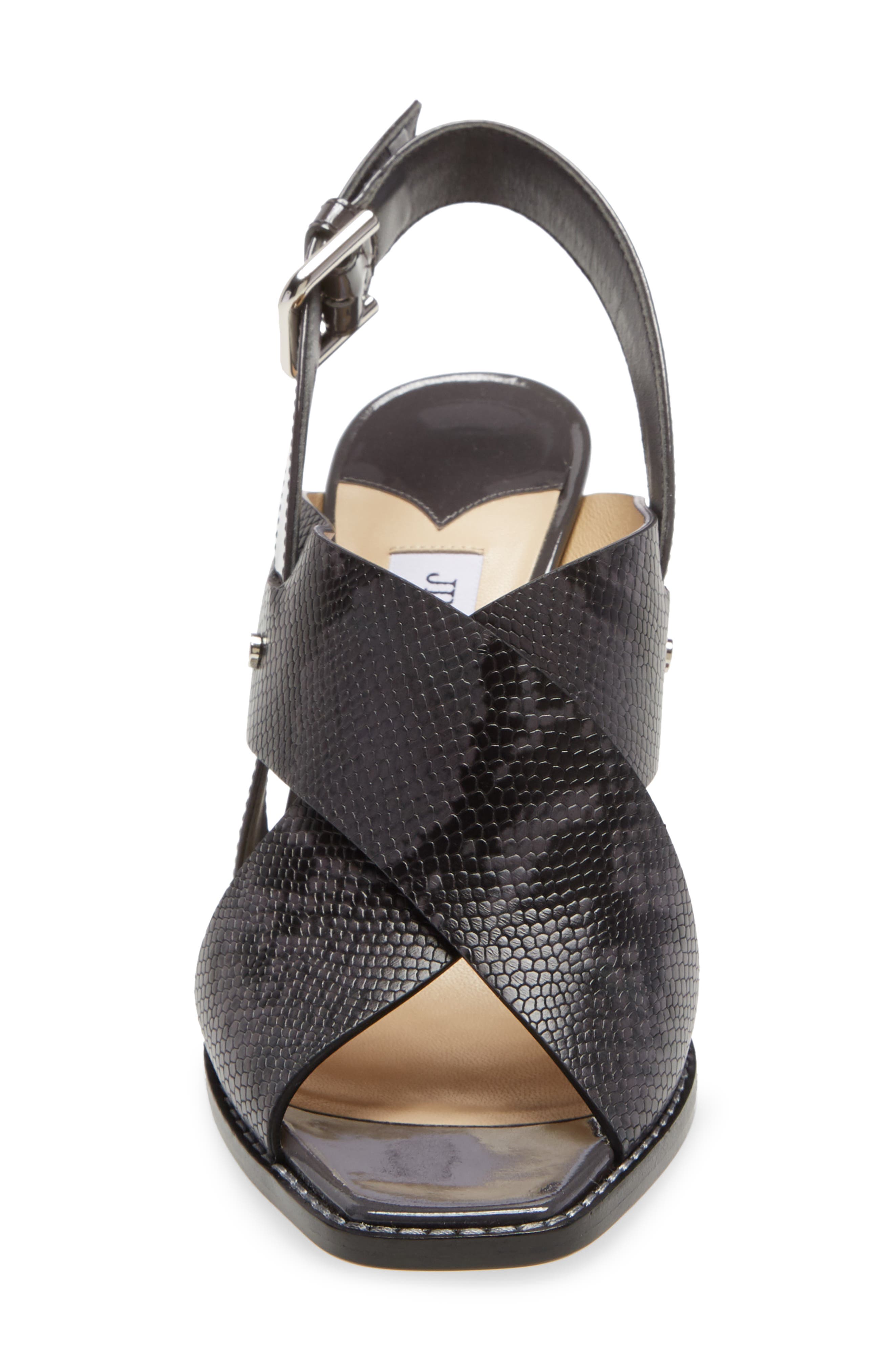Jimmy Choo Aix Snake Embossed Sandal (Women) | Nordstromrack