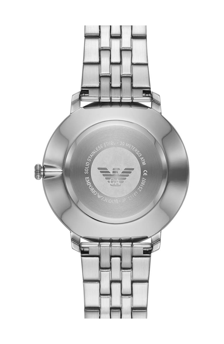 Emporio Armani Swiss Made Men's Modern Slim 3-Hand Quartz Bracelet ...