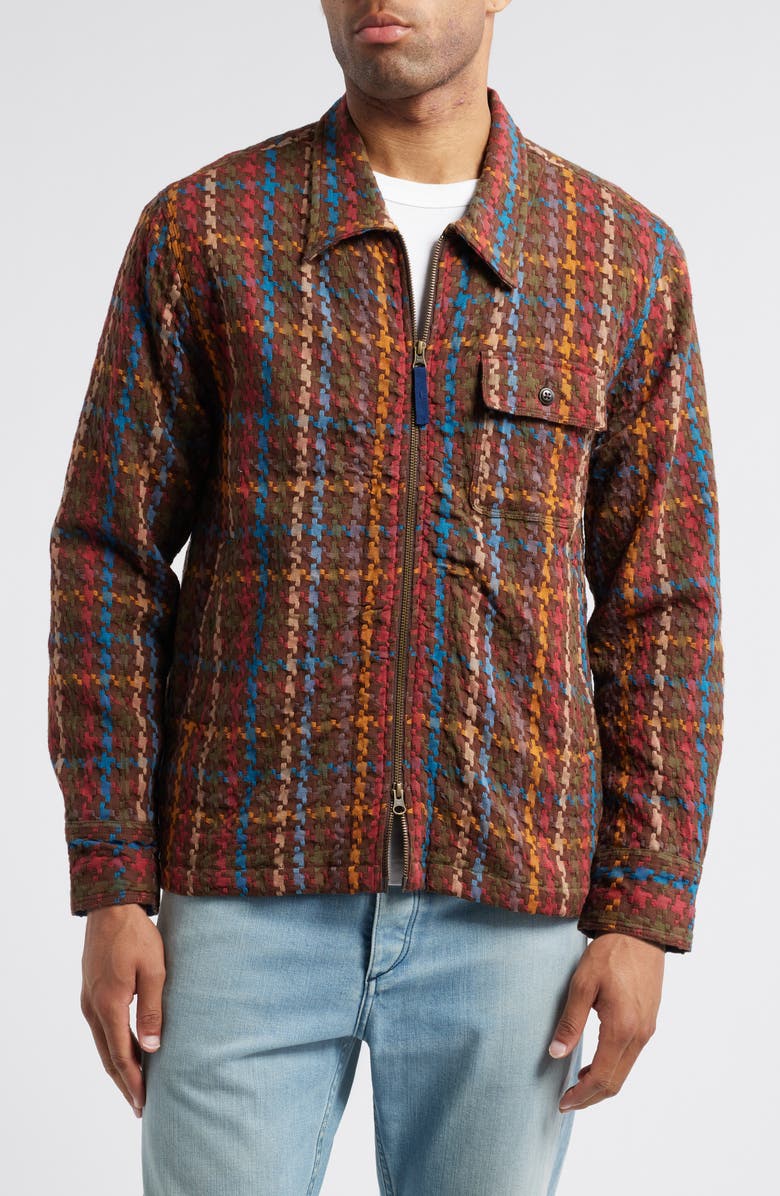 Corridor Rainbow Houndstooth Zip-Up Jacket | Nordstromrack
