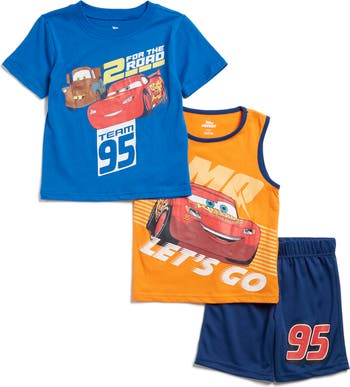Children's Apparel Network Kids' x Disney Pixar Cars® 3-Piece T-Shirt ...