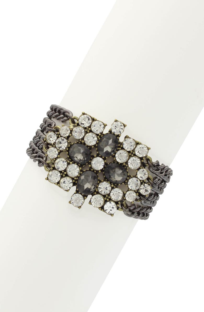 OLIVIA WELLES Mandy Crystal Chain Bracelet | Nordstromrack