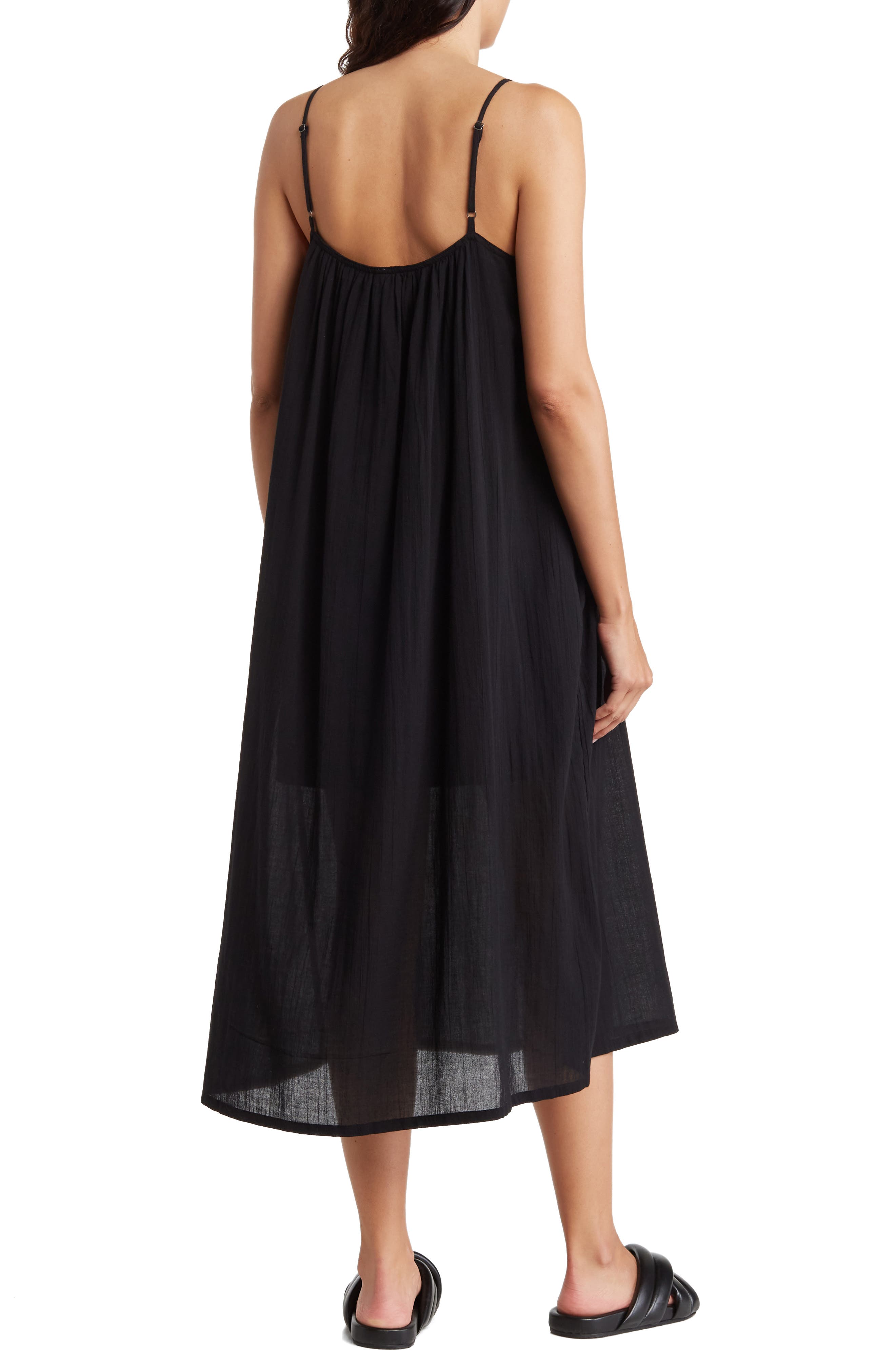 Melrose and Market Cotton Gauze A-Line Midi Dress | Nordstromrack