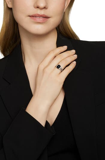 Wheaton ring with black onyx and diamonds store