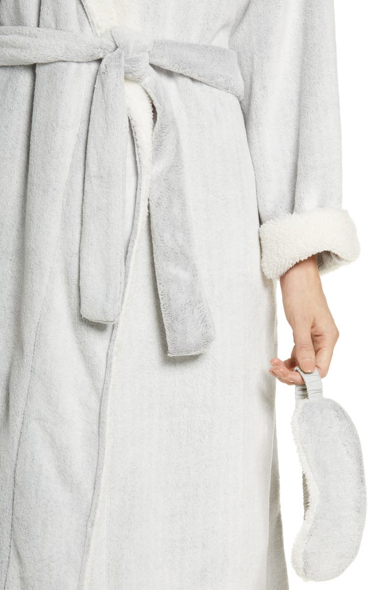 Papinelle High Pile Fleece Robe & Sleep Mask Set | Nordstromrack