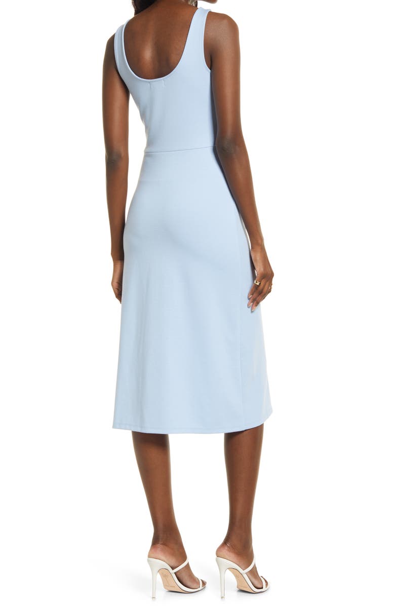 Open Edit Scoop Neck Midi Dress | Nordstrom