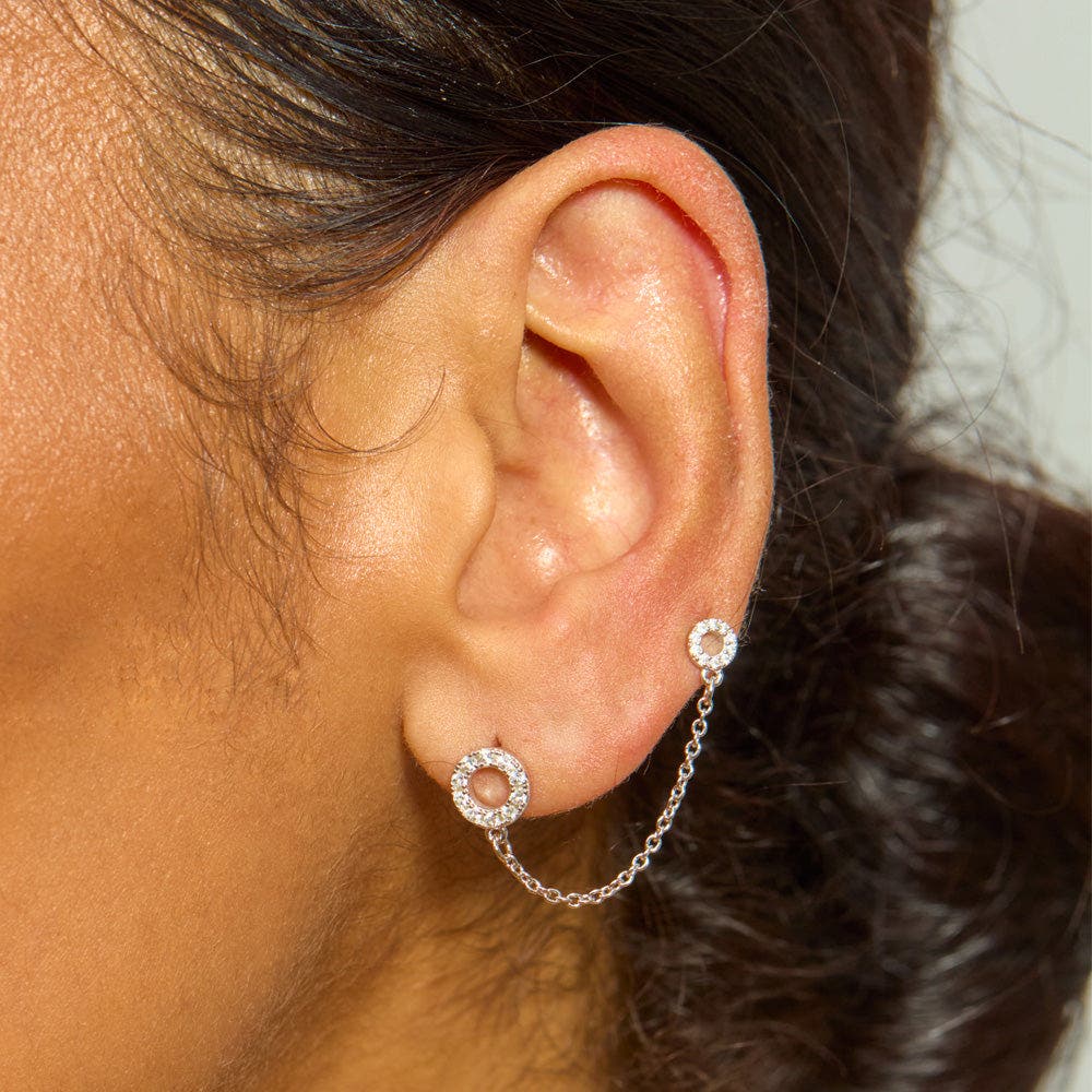 Halo Double Post Earring (Women) | Nordstrom