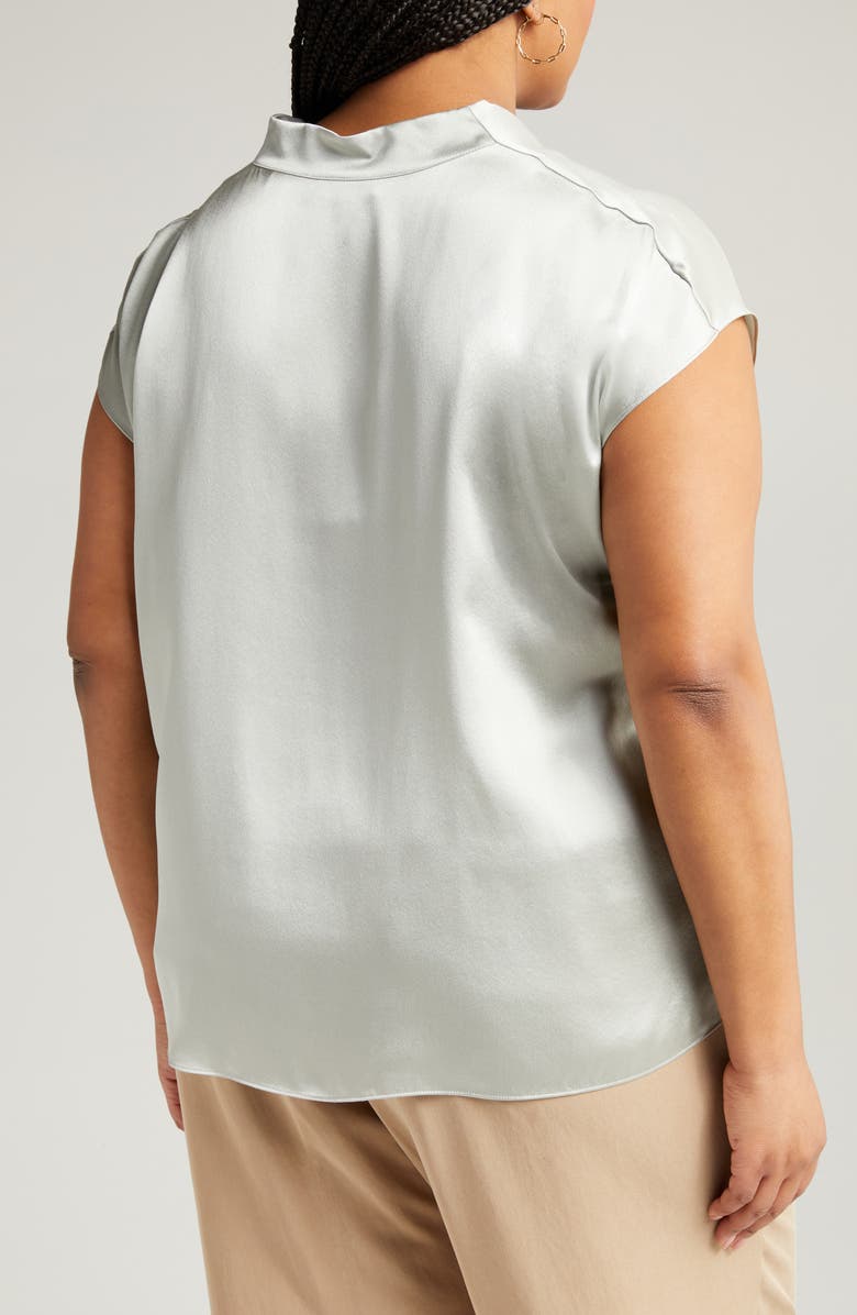 Vince Cap Sleeve Silk Blouse | Nordstromrack