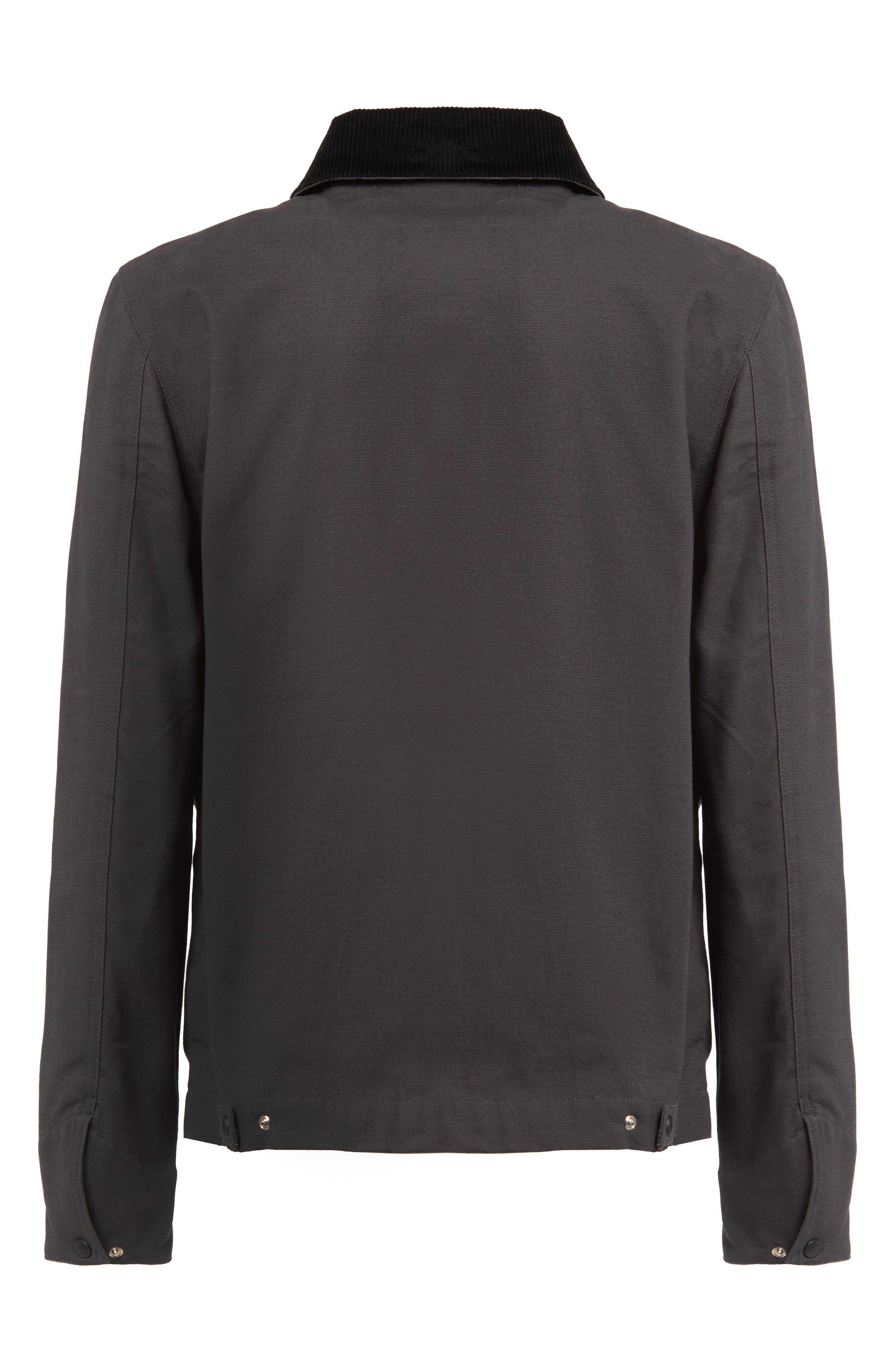 CAT WWR Corduroy Collar Canvas Zip Jacket | Nordstrom
