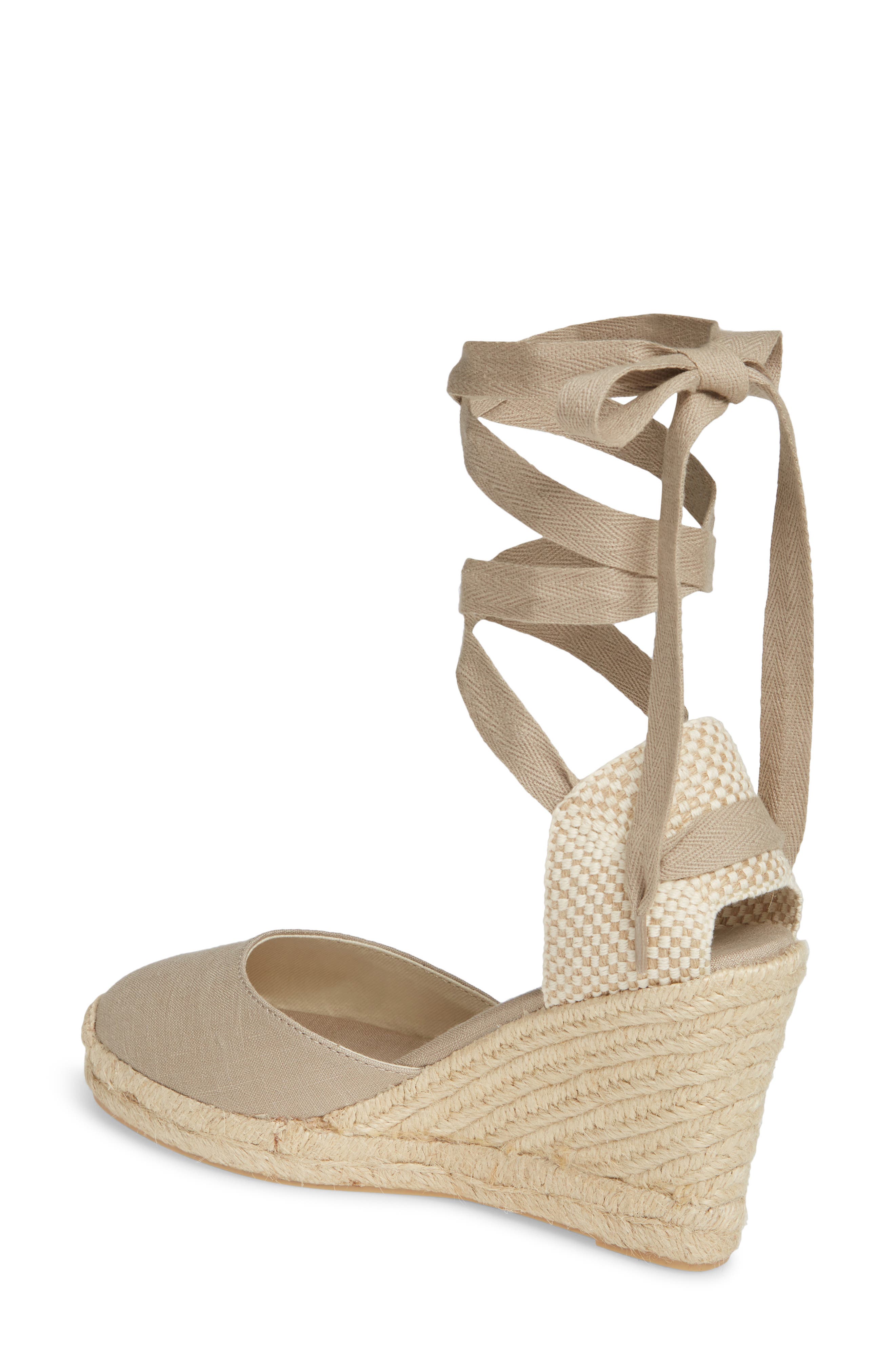 Soludos Wedge Lace-Up Espadrille Sandal (Women) | Nordstrom