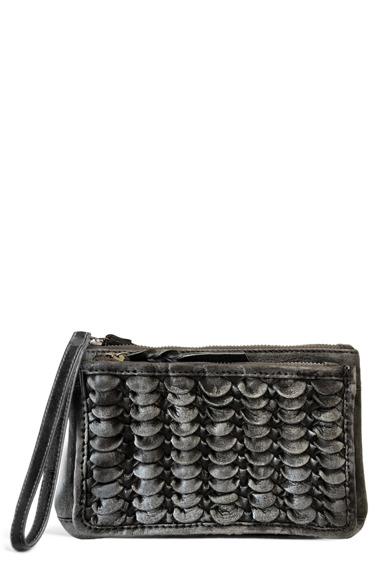 DAY & MOOD Hadia Leather Clutch | Nordstromrack