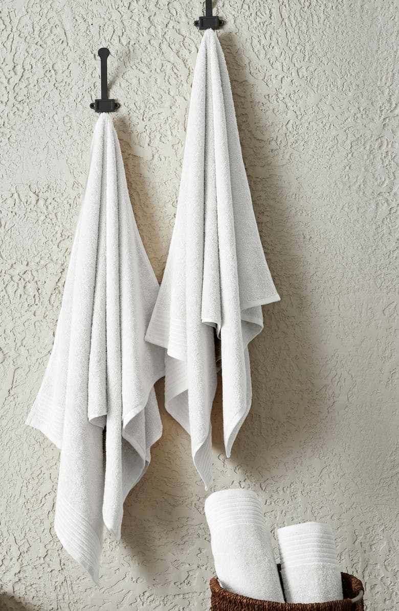 Woven & Weft 6-Piece Decorative Edge Bath Towels | Nordstromrack