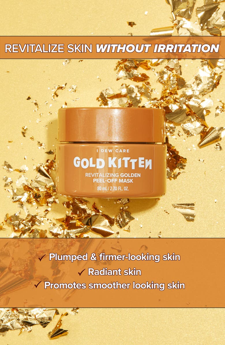 I DEW CARE Gold Kitten Peel-Off Eye Mask | Nordstromrack