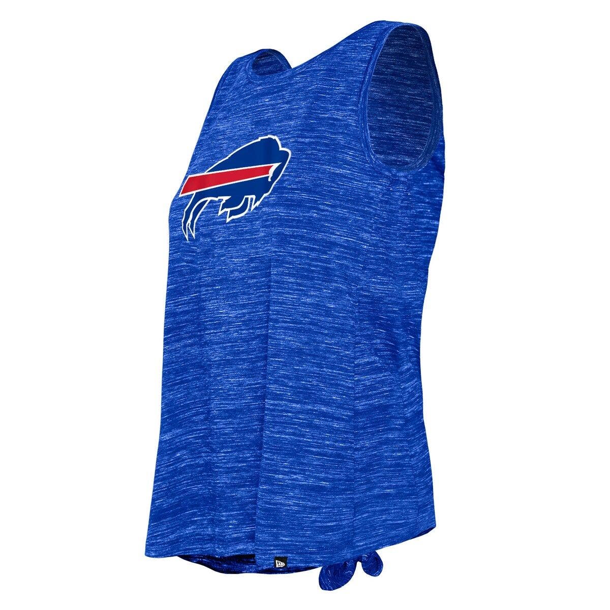 New Era Women's New Era Royal Buffalo Bills Space Dye Tie-Back Tank Top ...