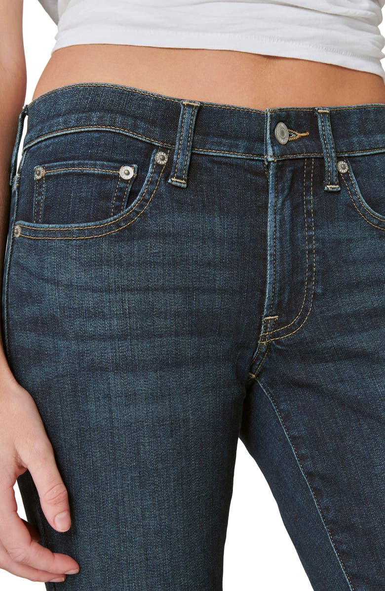 Lucky Brand Sweet Straight Raw Hem Mid Rise Crop Straight Leg Jeans ...