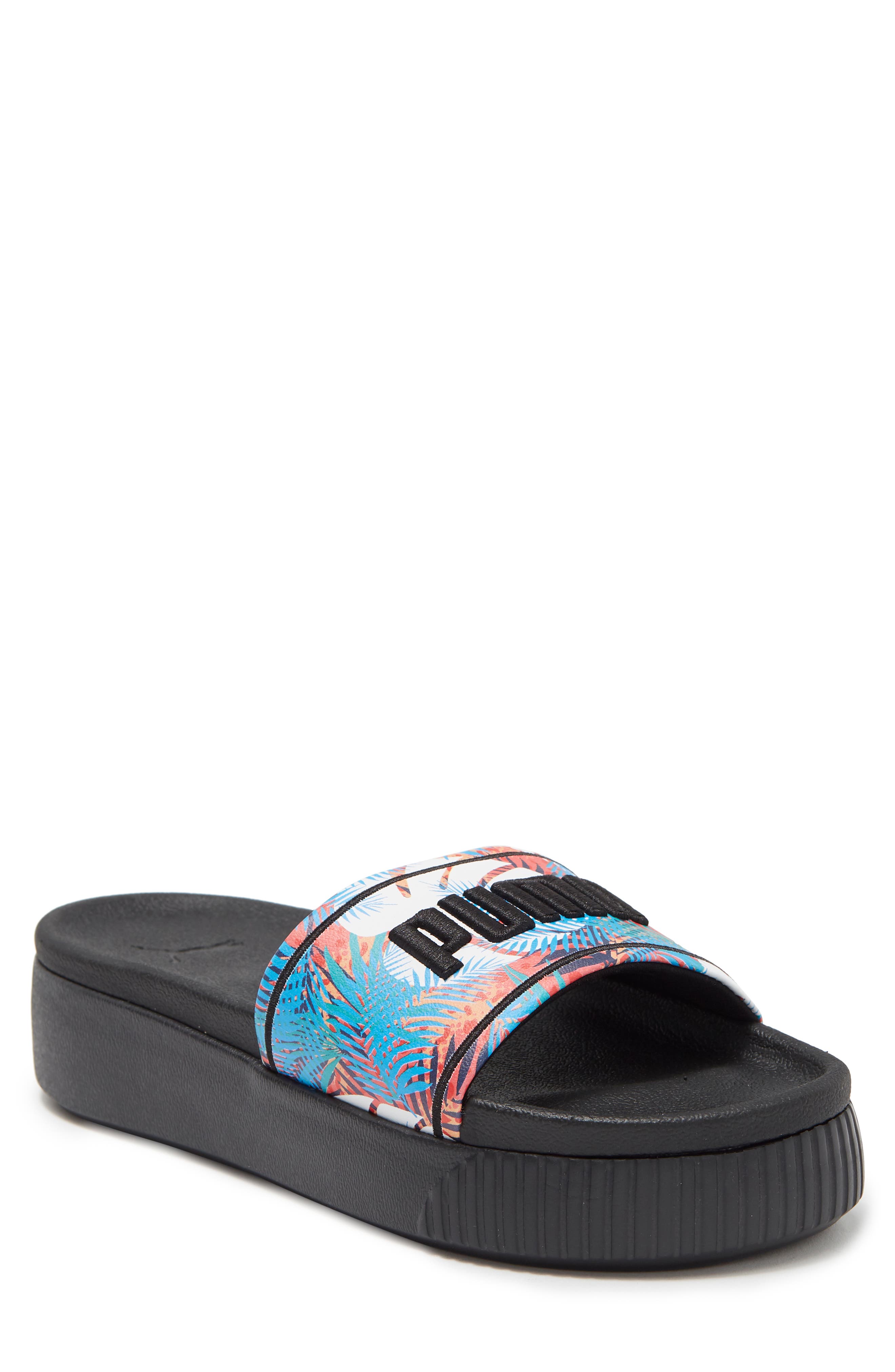 PUMA Island Daze Platform Slide Sandal (Women) | Nordstromrack