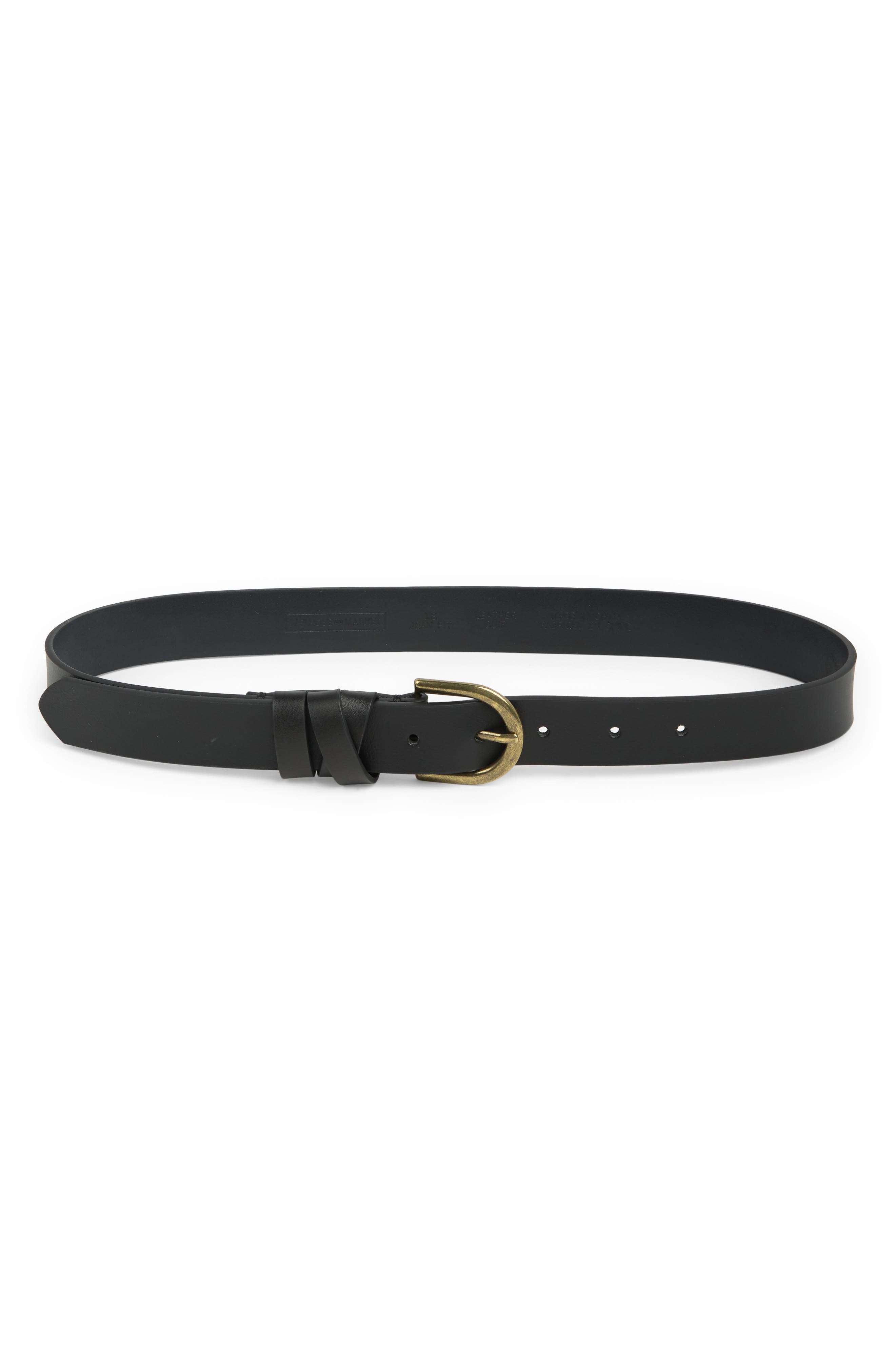 Melrose and Market Crossed Loop Leather Belt | Nordstromrack