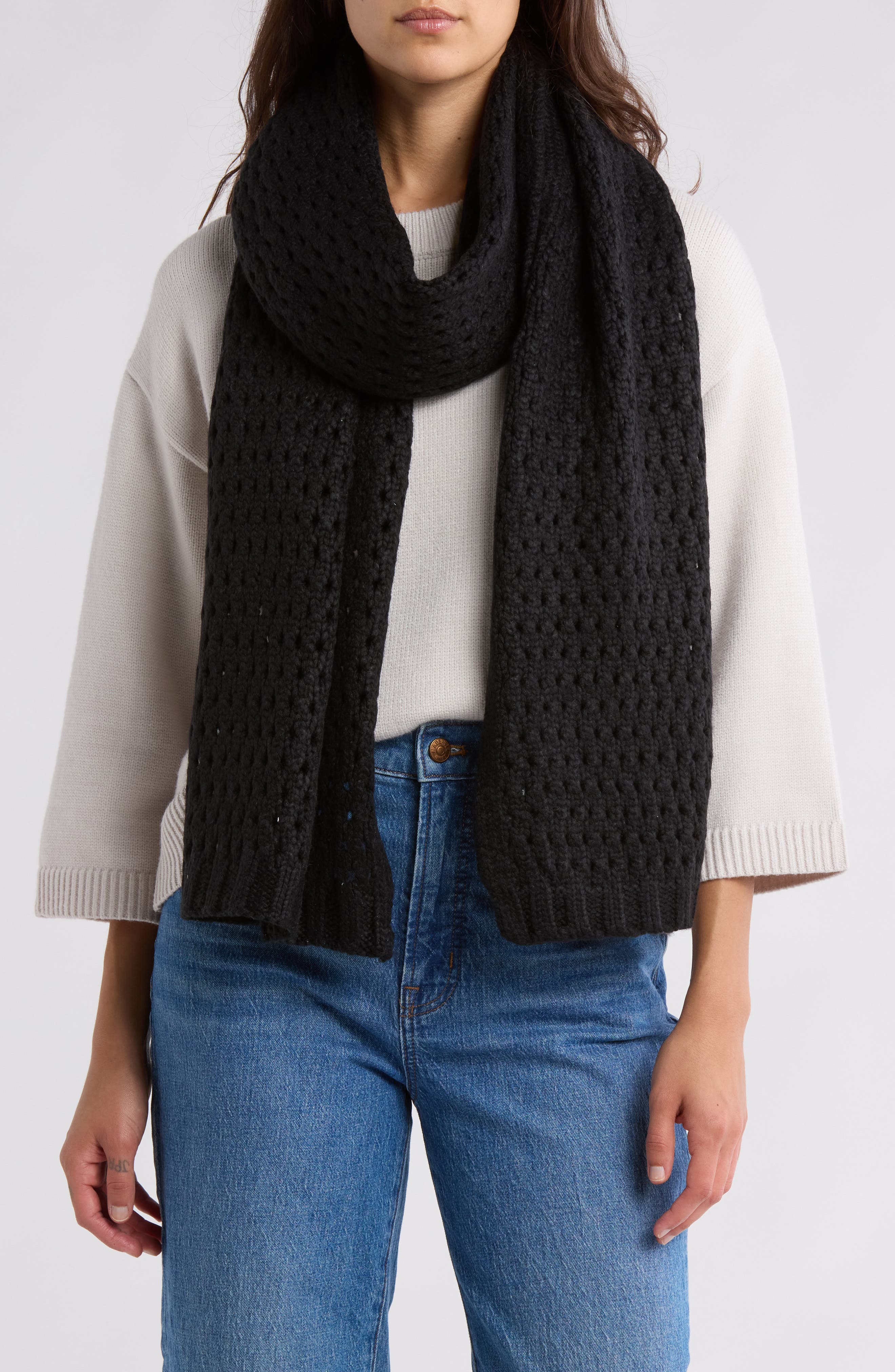 UGG® Open Stitch Oblong Scarf | Nordstromrack