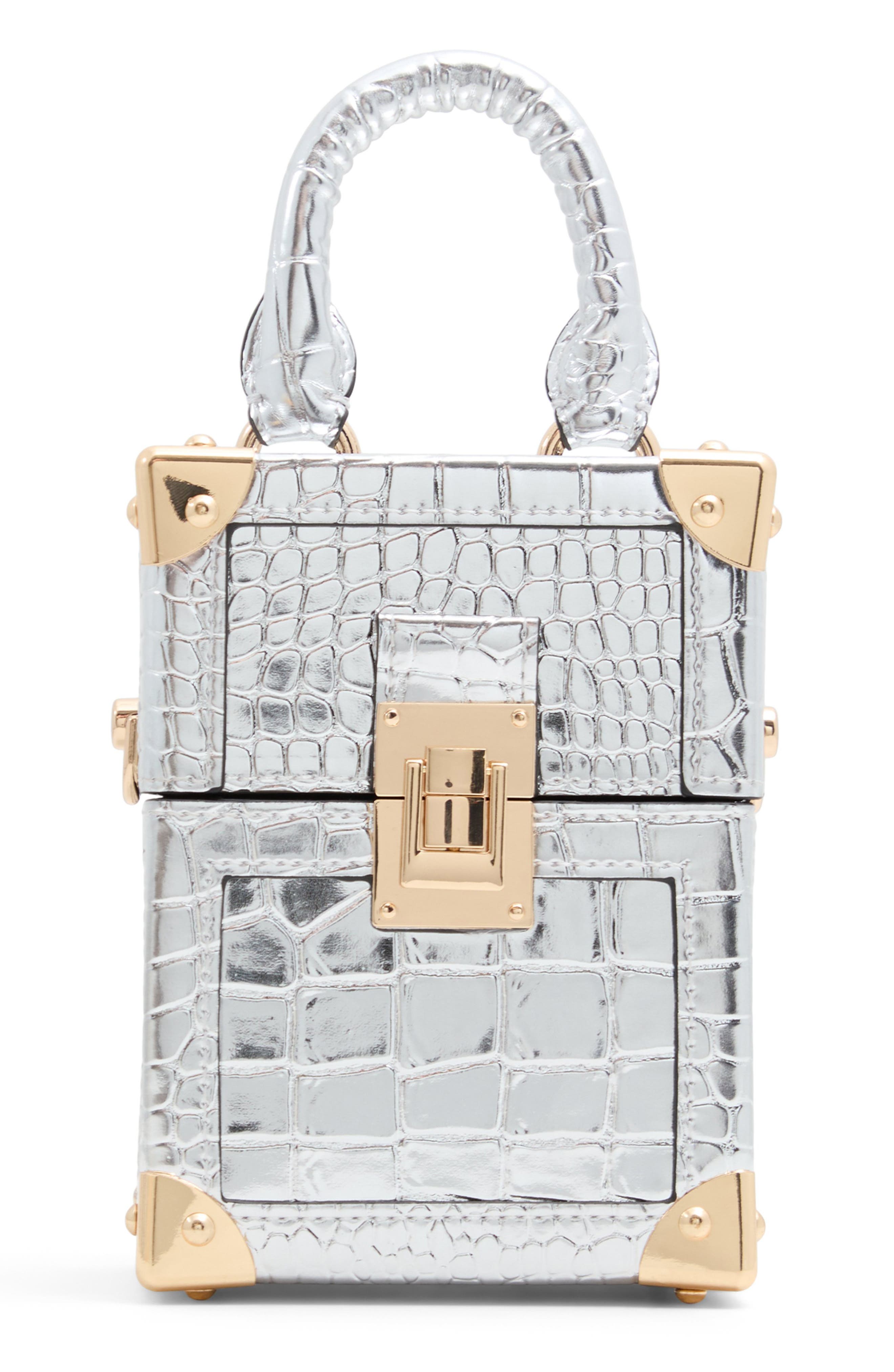 ALDO Zephyrinex Croc Embossed Handbag | Nordstrom