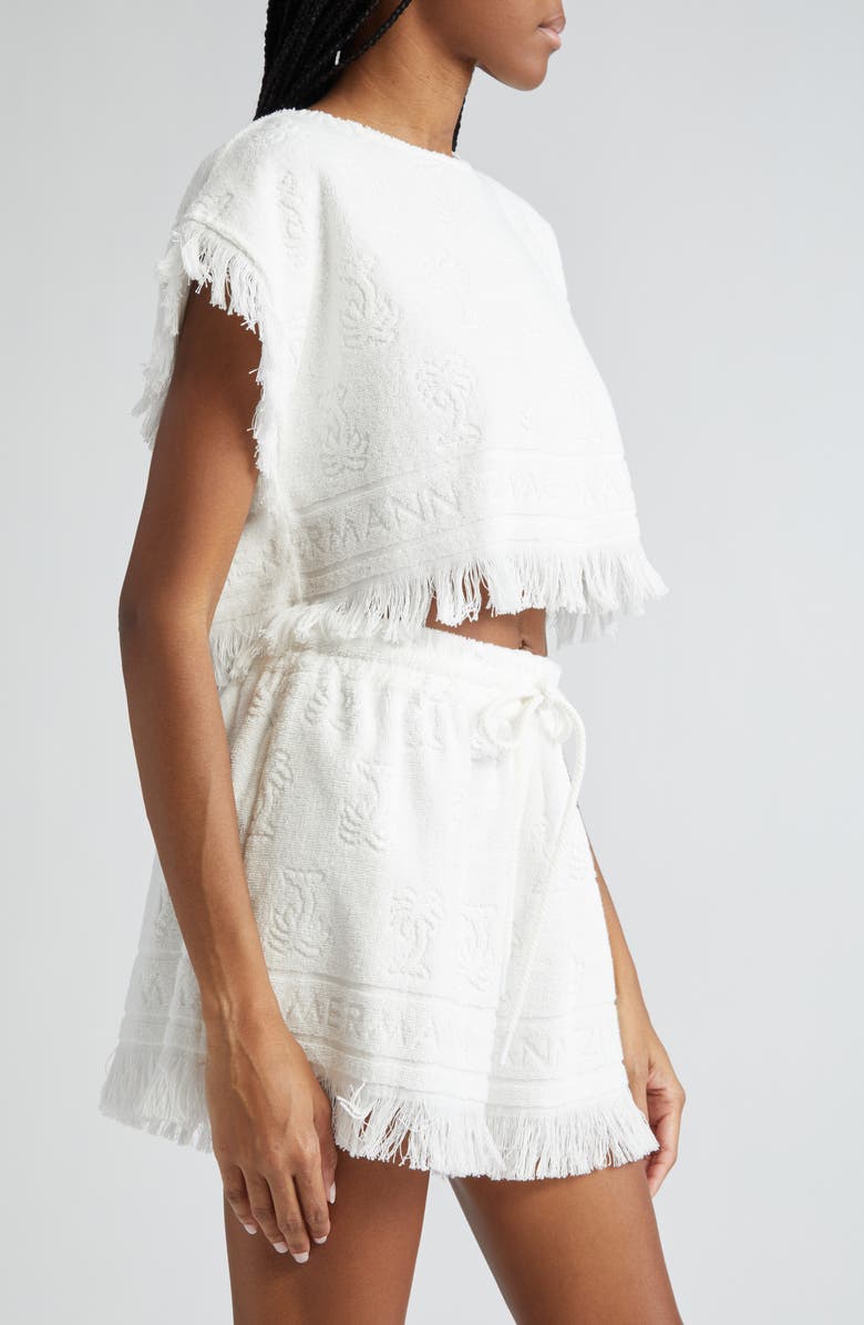 Zimmermann Alight Cotton Terry Crop Top | Nordstromrack