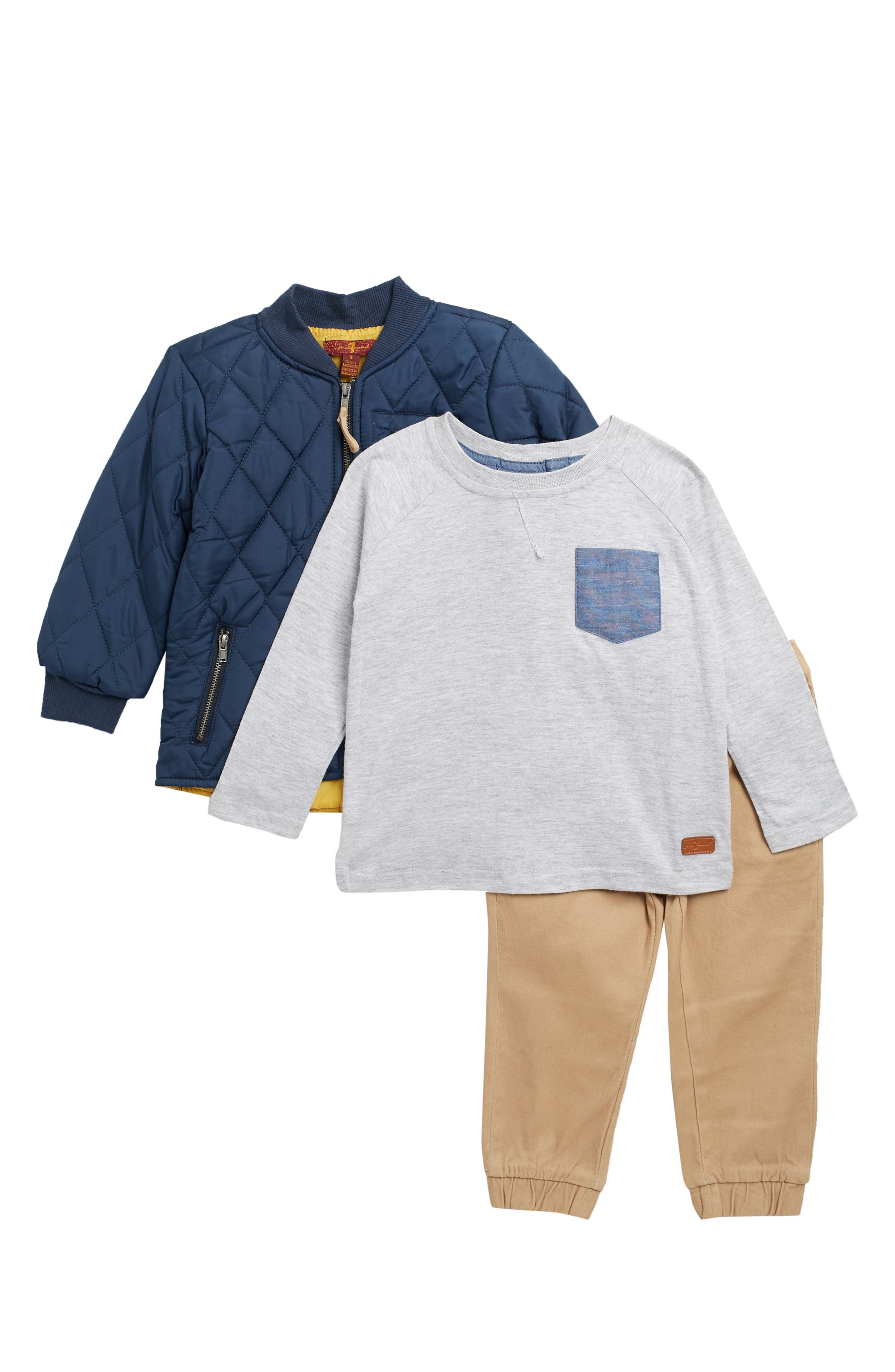 7 For All Mankind 3-Piece Twill Jogger Set | Nordstromrack