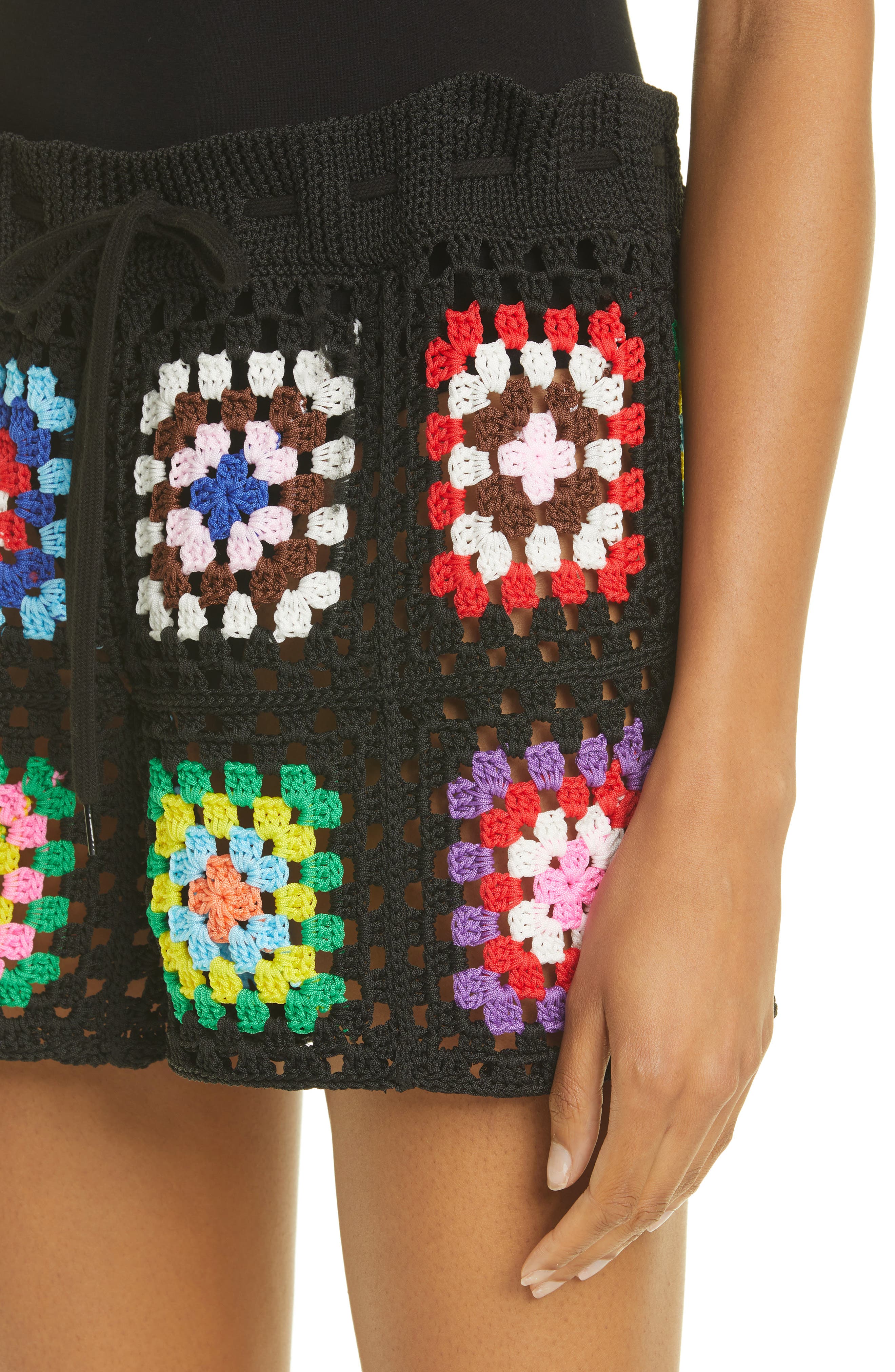 MONSE Granny Square Crochet Shorts | Nordstrom