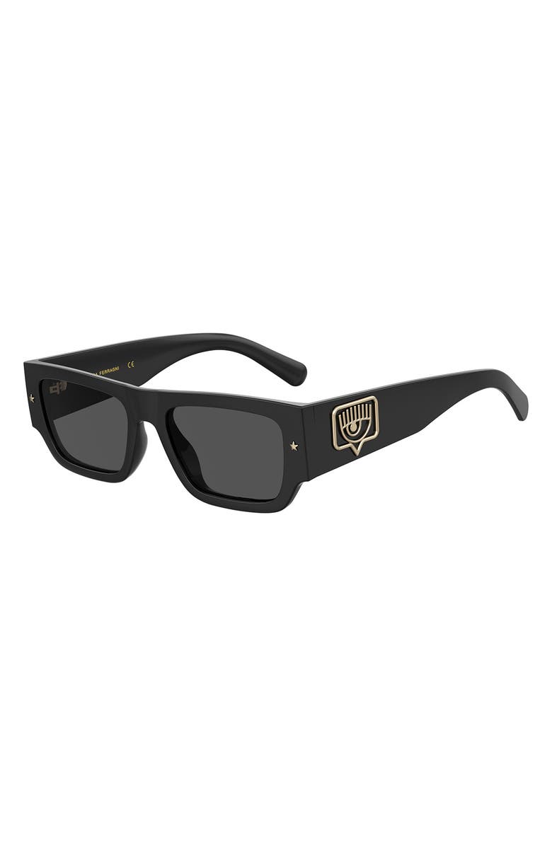 Chiara Ferragni 53mm Rectangle Sunglasses | Nordstromrack