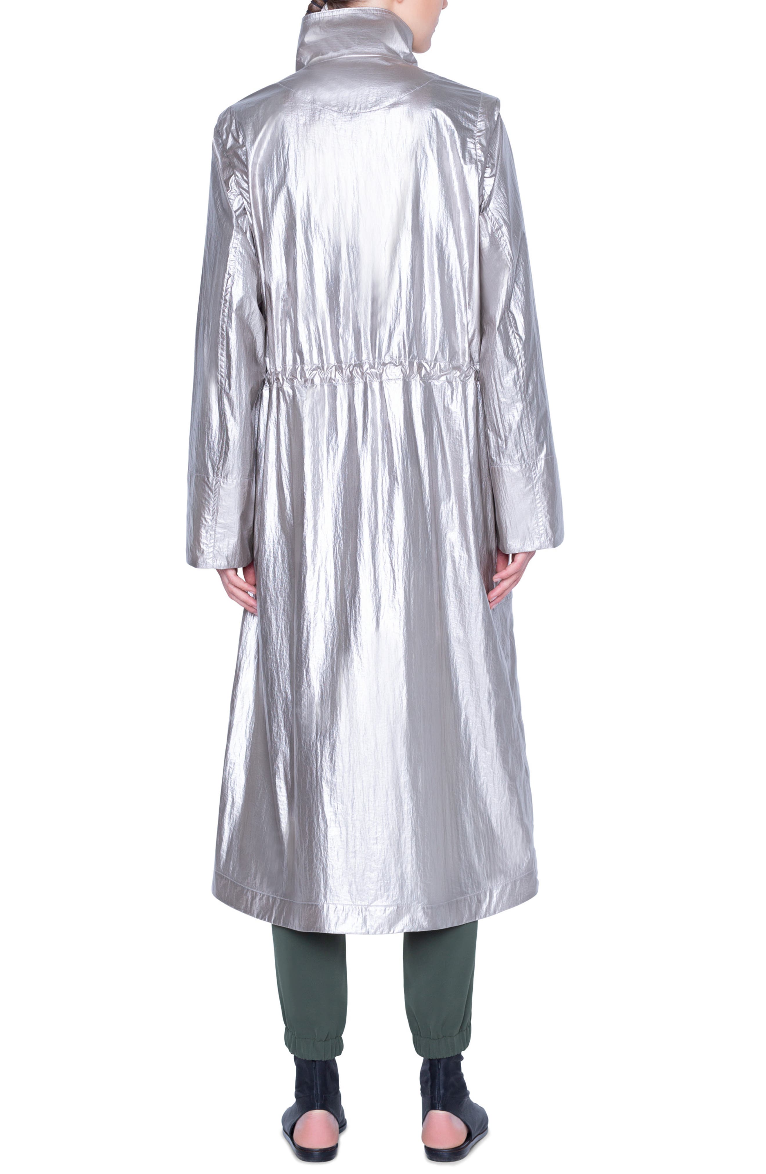 Akris punto Techno Coat with Detachable Sleeves | Nordstromrack