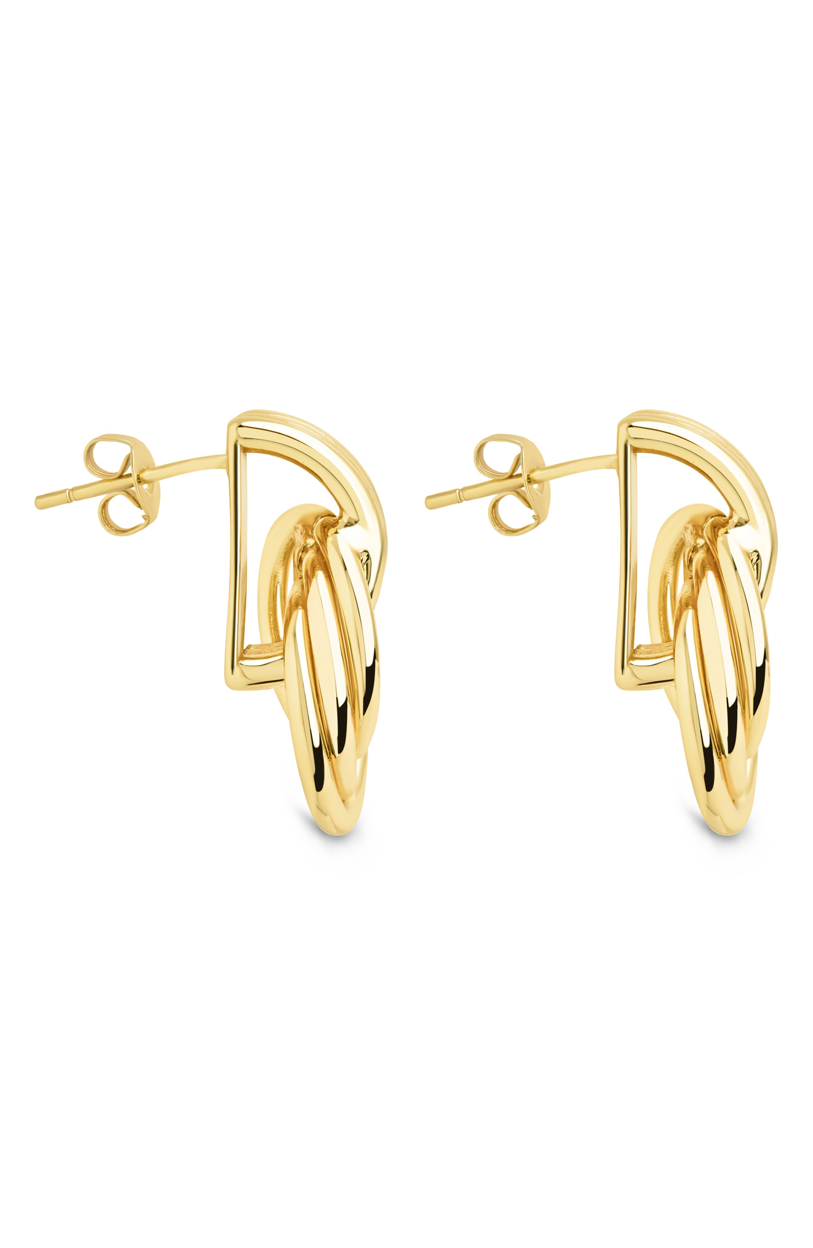 Sterling Forever Harvey Textured Door Knocker Earrings | Nordstromrack