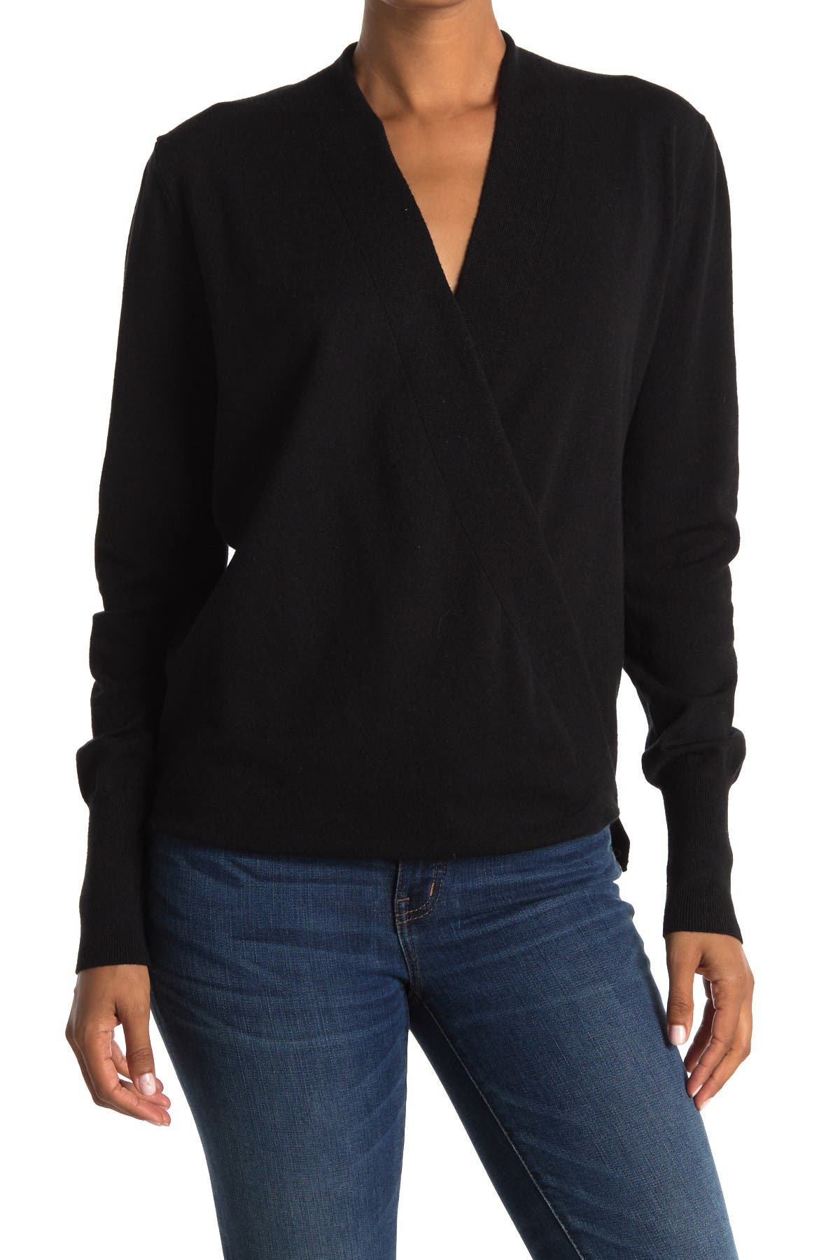 MAX STUDIO Wrap Sweater | Nordstromrack