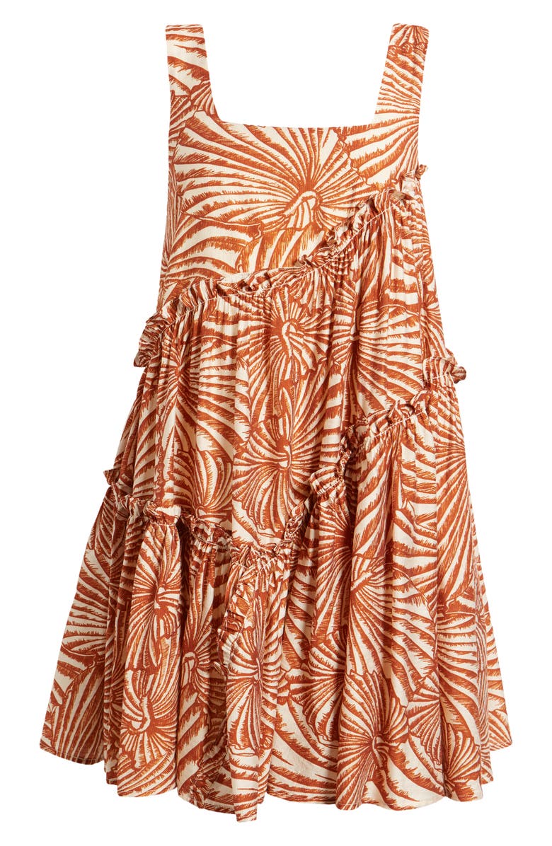 MOON RIVER Botanic Print Mini Sundress | Nordstrom