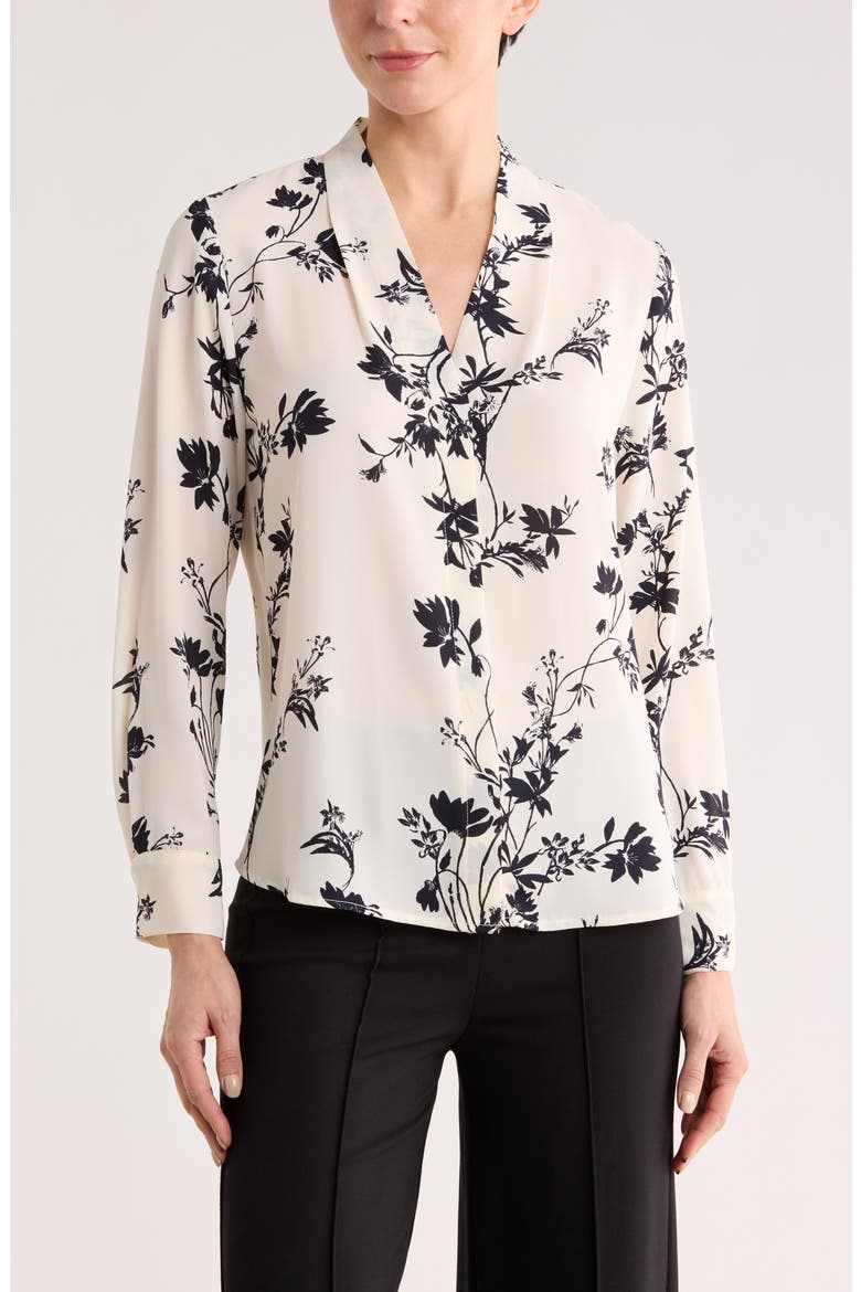 V-Neck Long Sleeve Top (Women) | Nordstromrack
