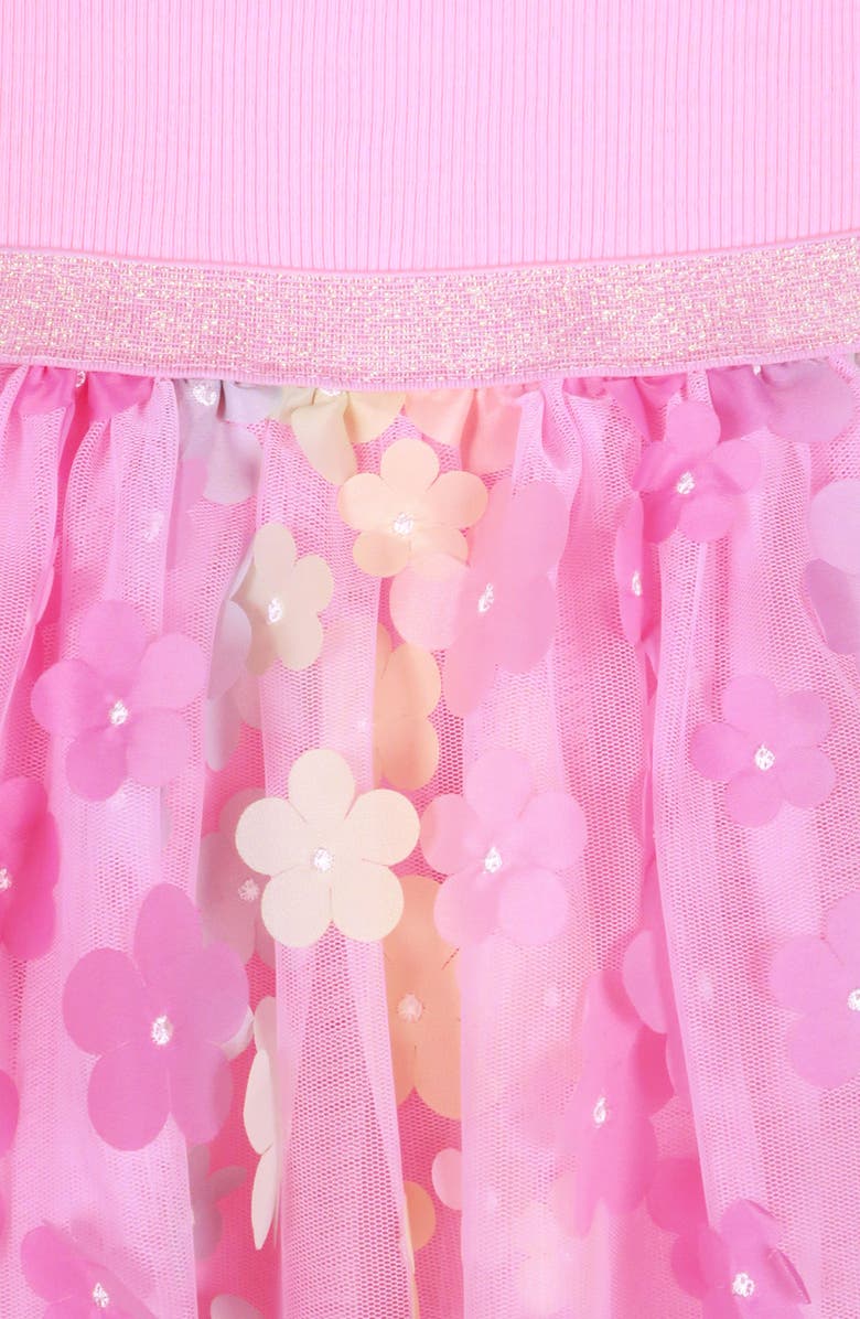 Zunie Kids' Floral Appliqué Dress | Nordstromrack