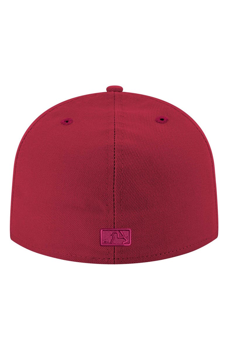 New Era Men's New Era Cardinal New York Yankees Tonal 59FIFTY Fitted ...