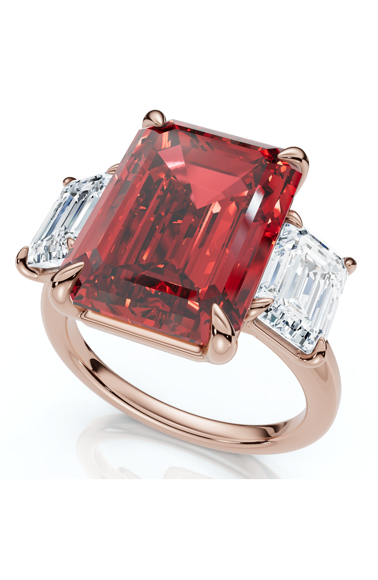 Bliss Diamond 13Ct Ruby & Diamond Ring 14k Gold or Platinum Lab Grown ...