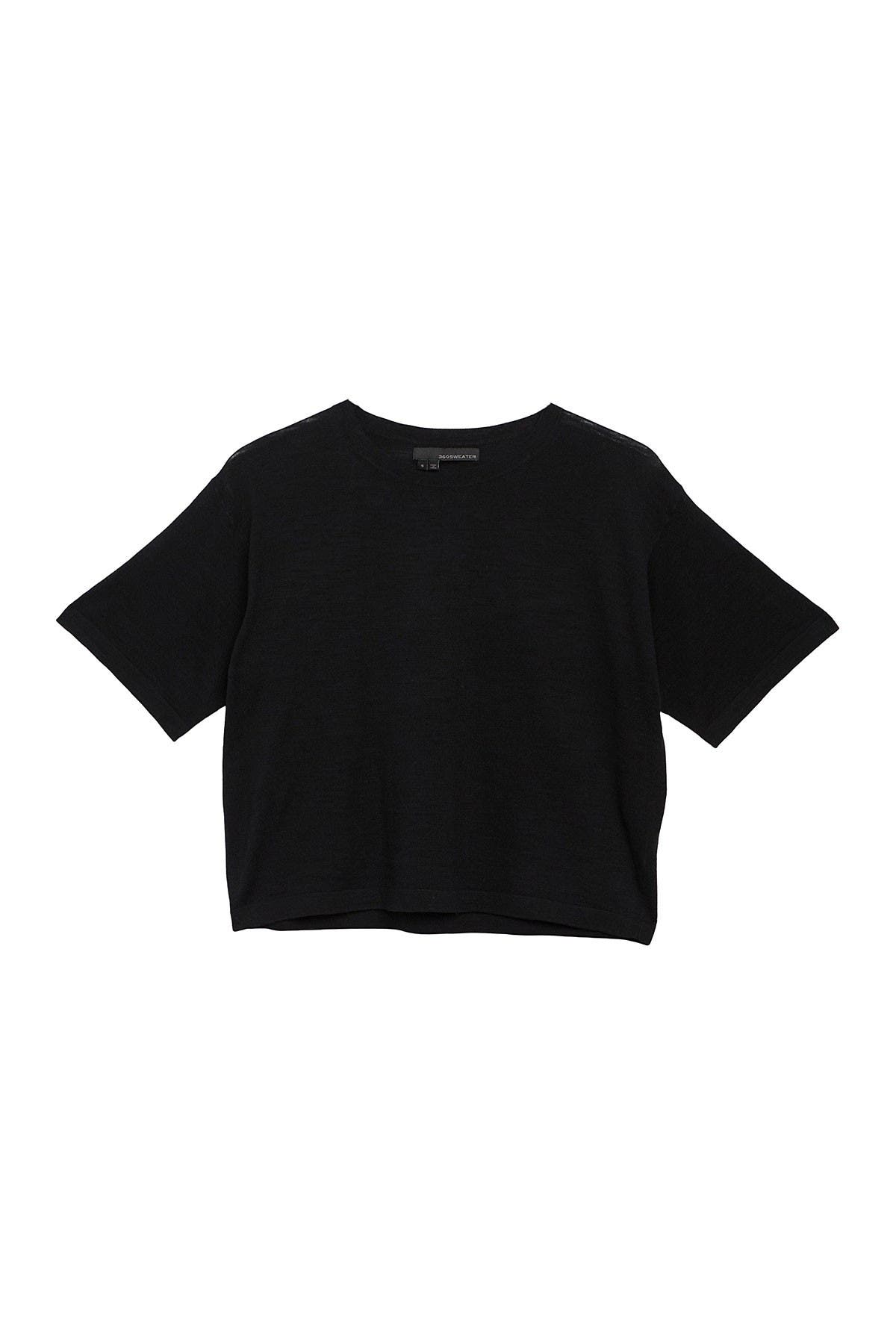 360 CASHMERE Edith Short Sleeve Knit Top | Nordstromrack