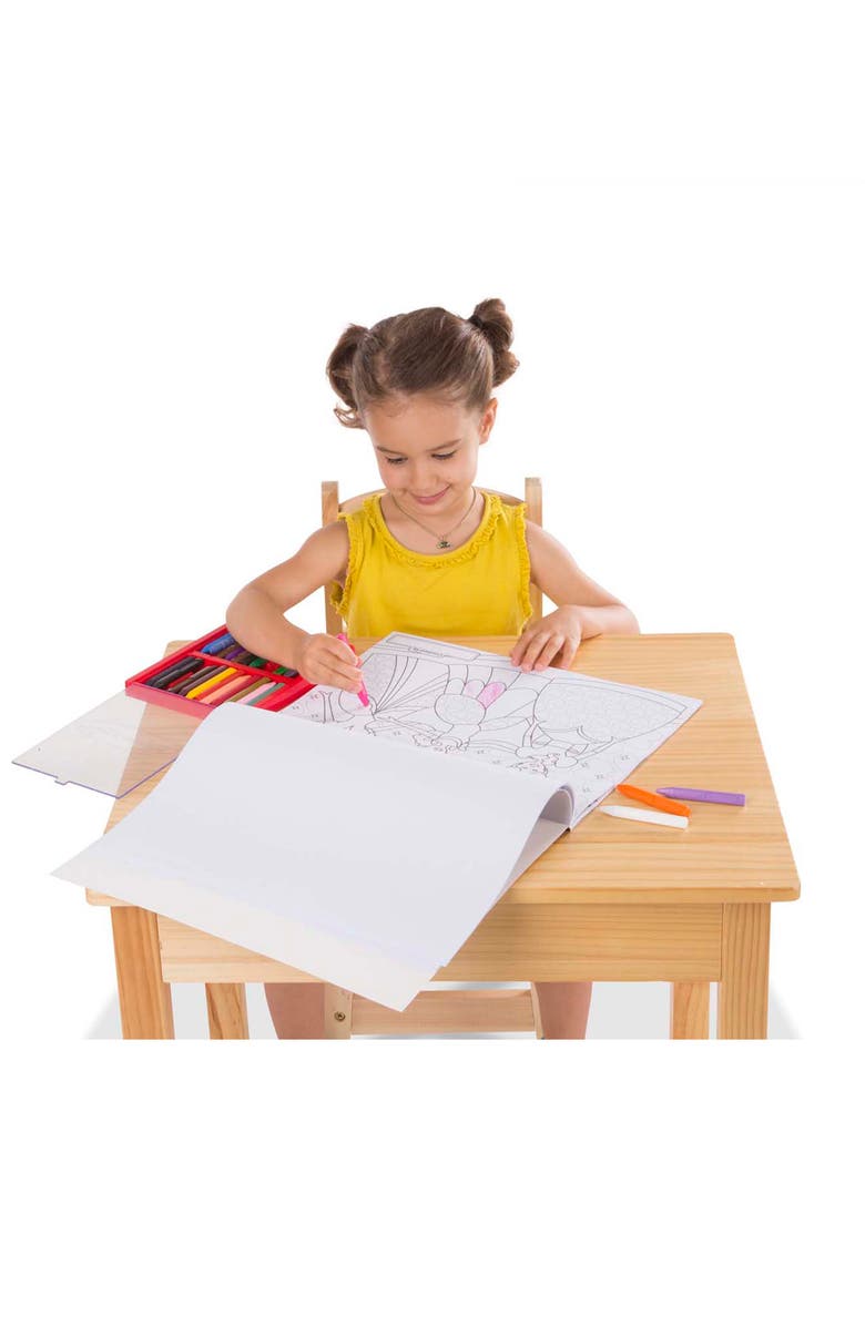 Melissa & Doug Jumbo Princess & Fairy Coloring Pad Activity Book ...