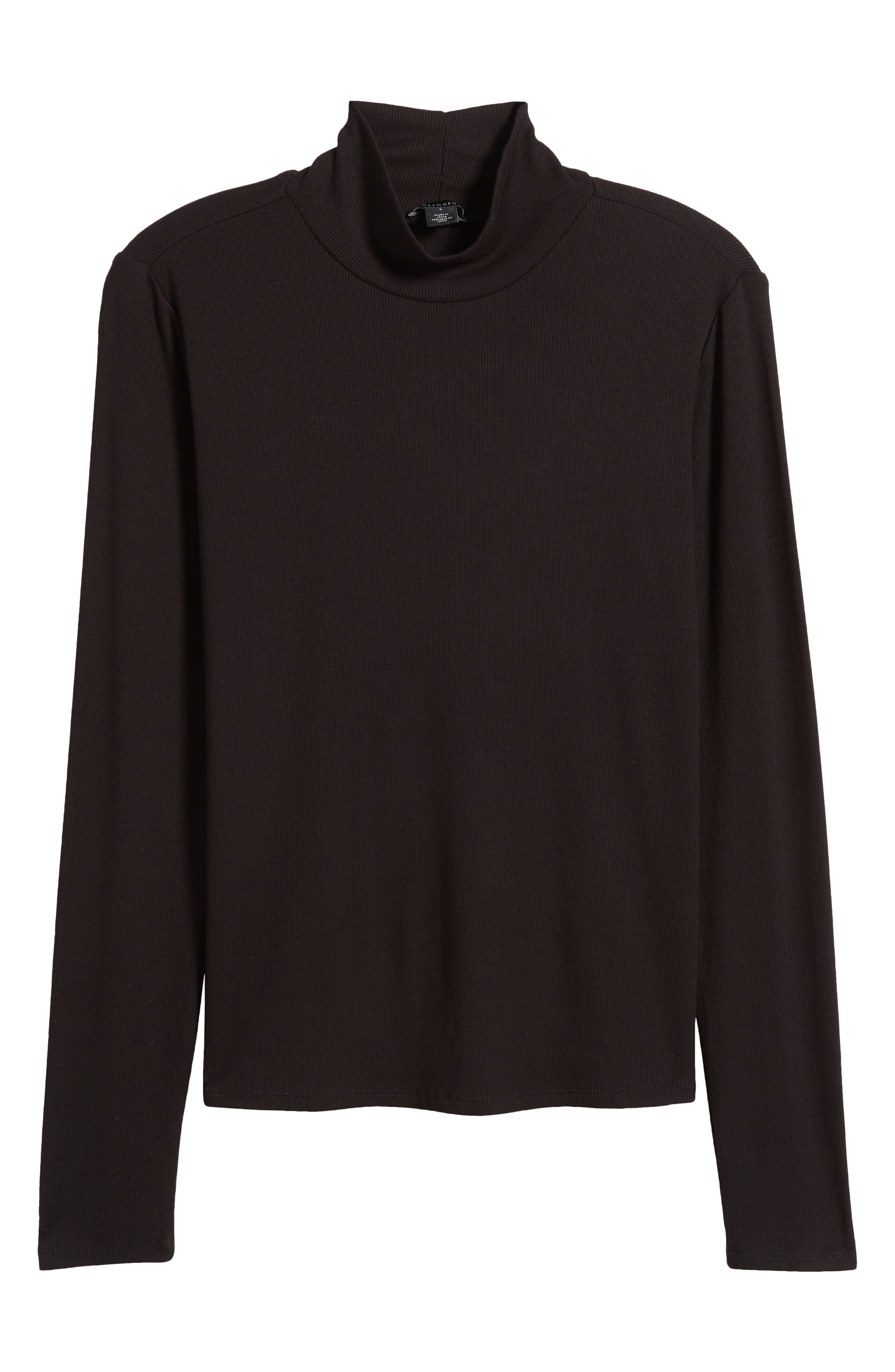Halogen® Ribbed Mock Neck Top | Nordstromrack