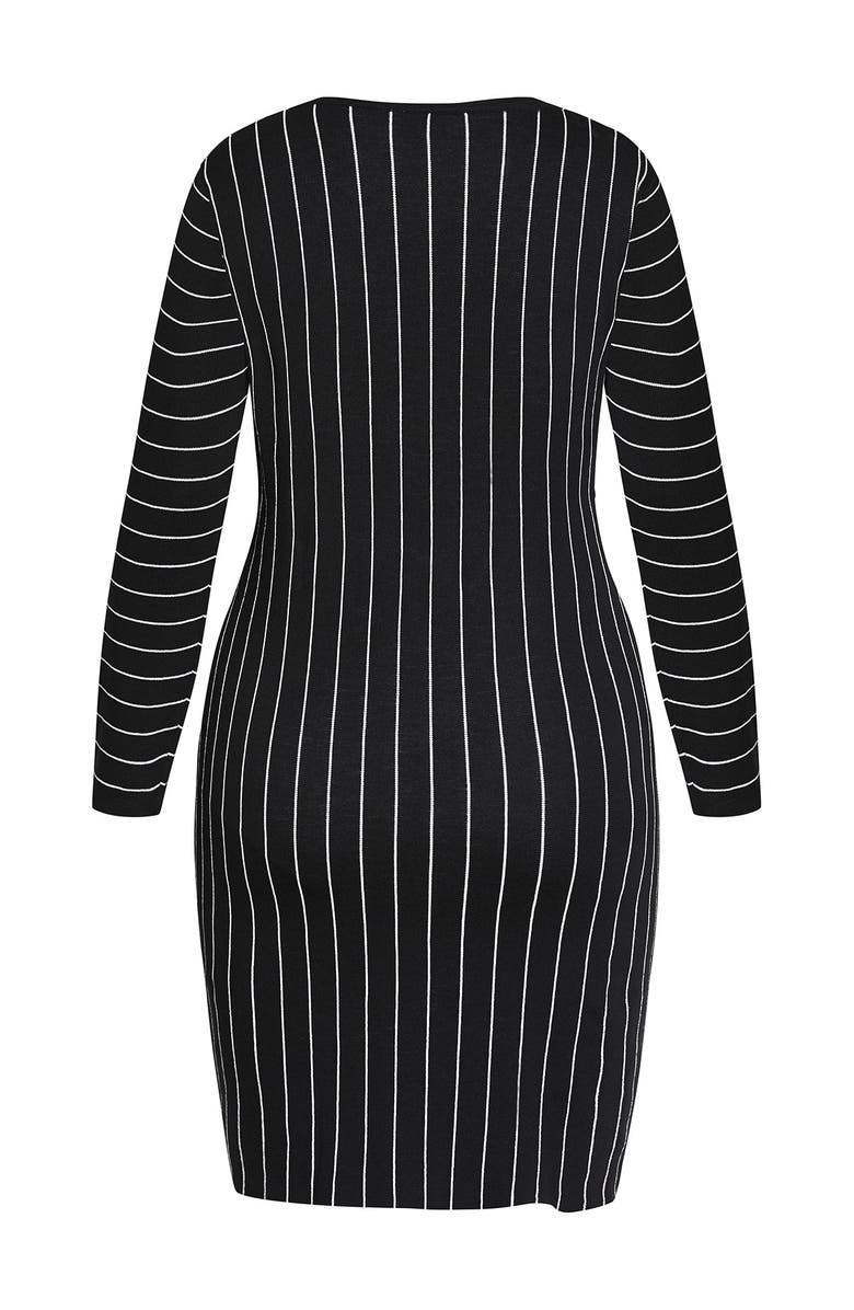 City Chic Stripe Sweater Dress | Nordstromrack