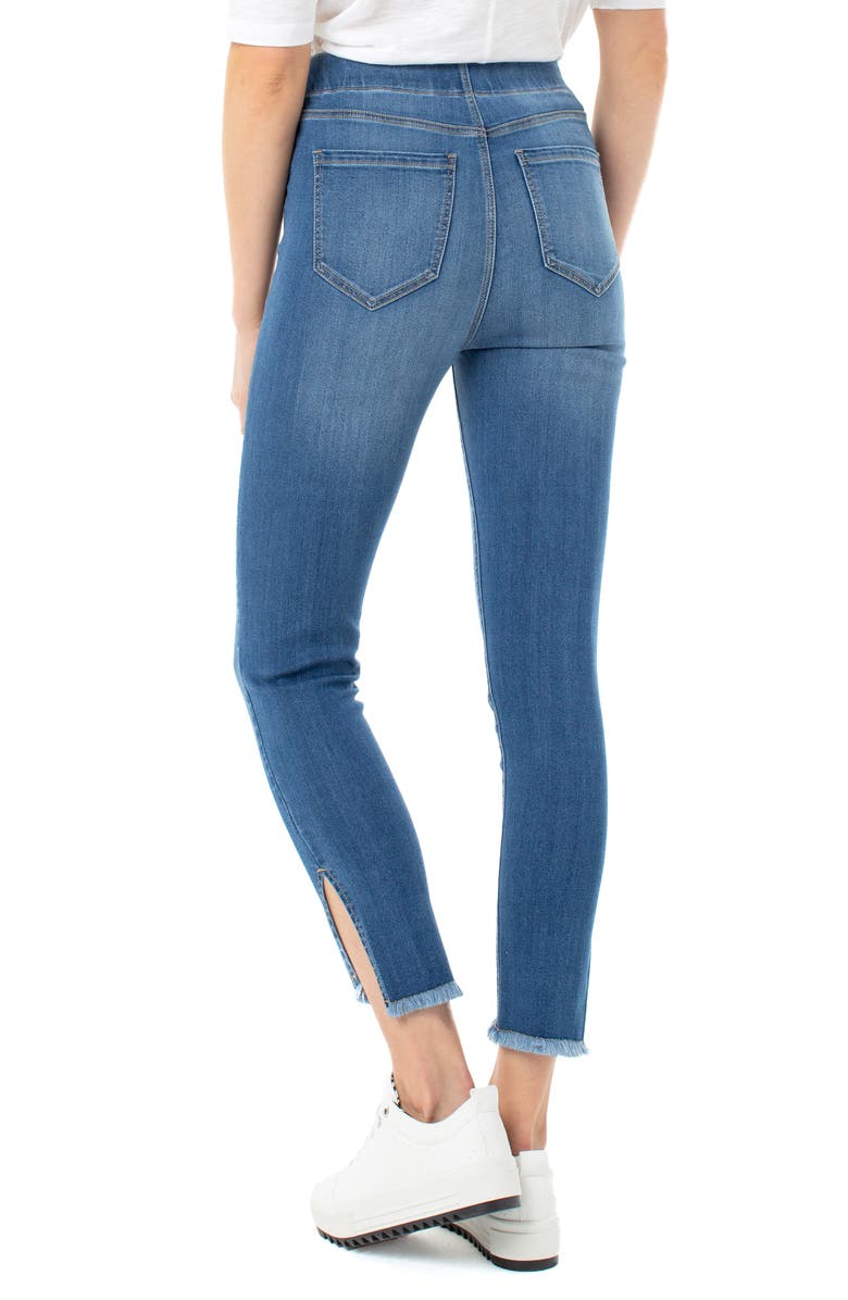 Liverpool Chloe High Waist Side Slit Pull-On Skinny Jeans | Nordstromrack