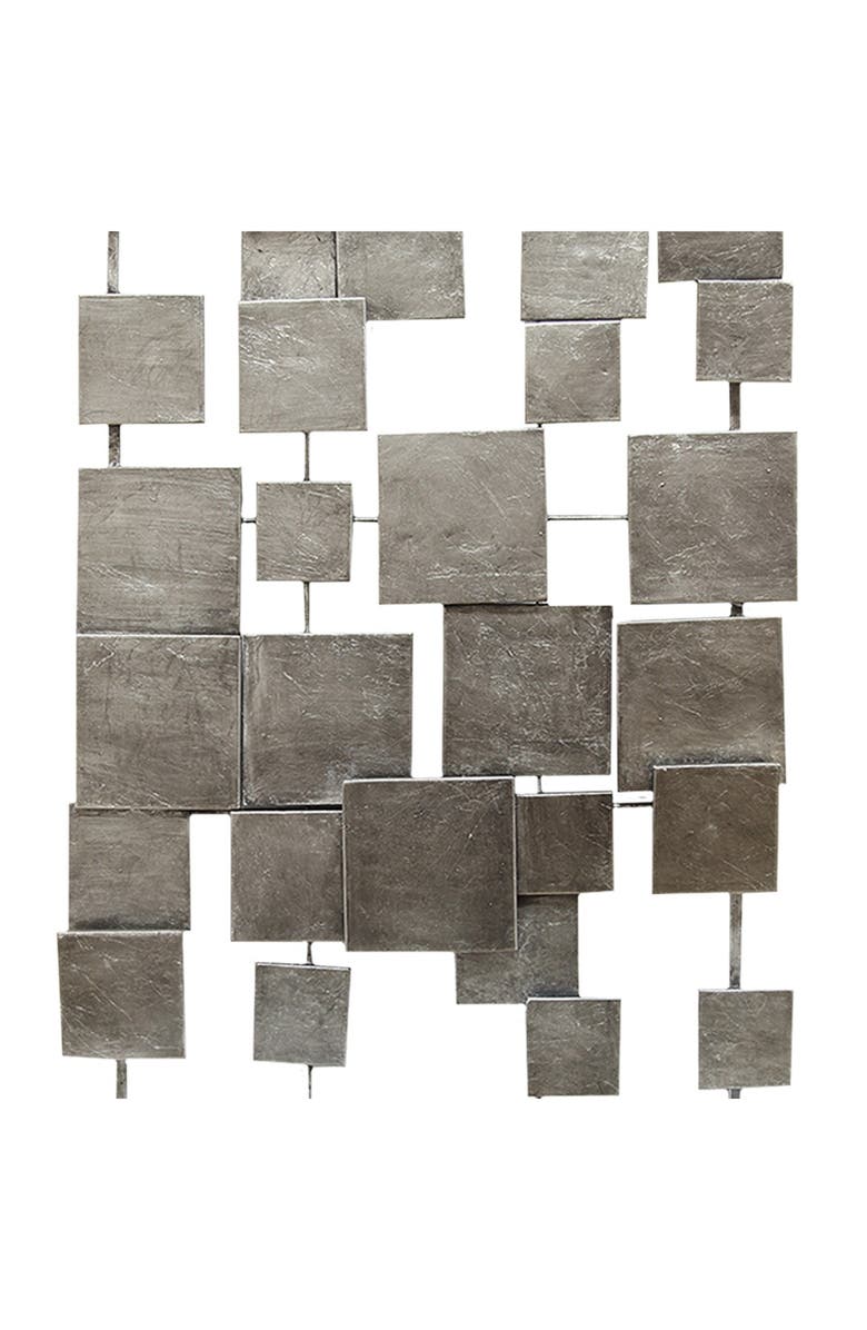 STRATTON HOME DECOR Champagne Geometric Tiles Wall Decor | Nordstromrack